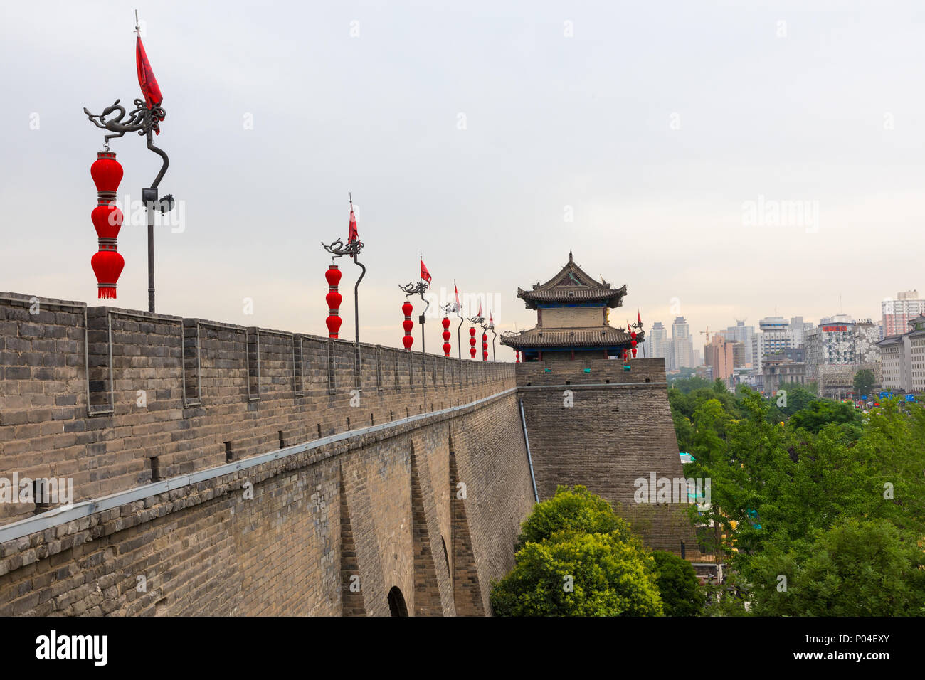 South Gate of Xian City Wall ,one of the oldest and best preserved ...