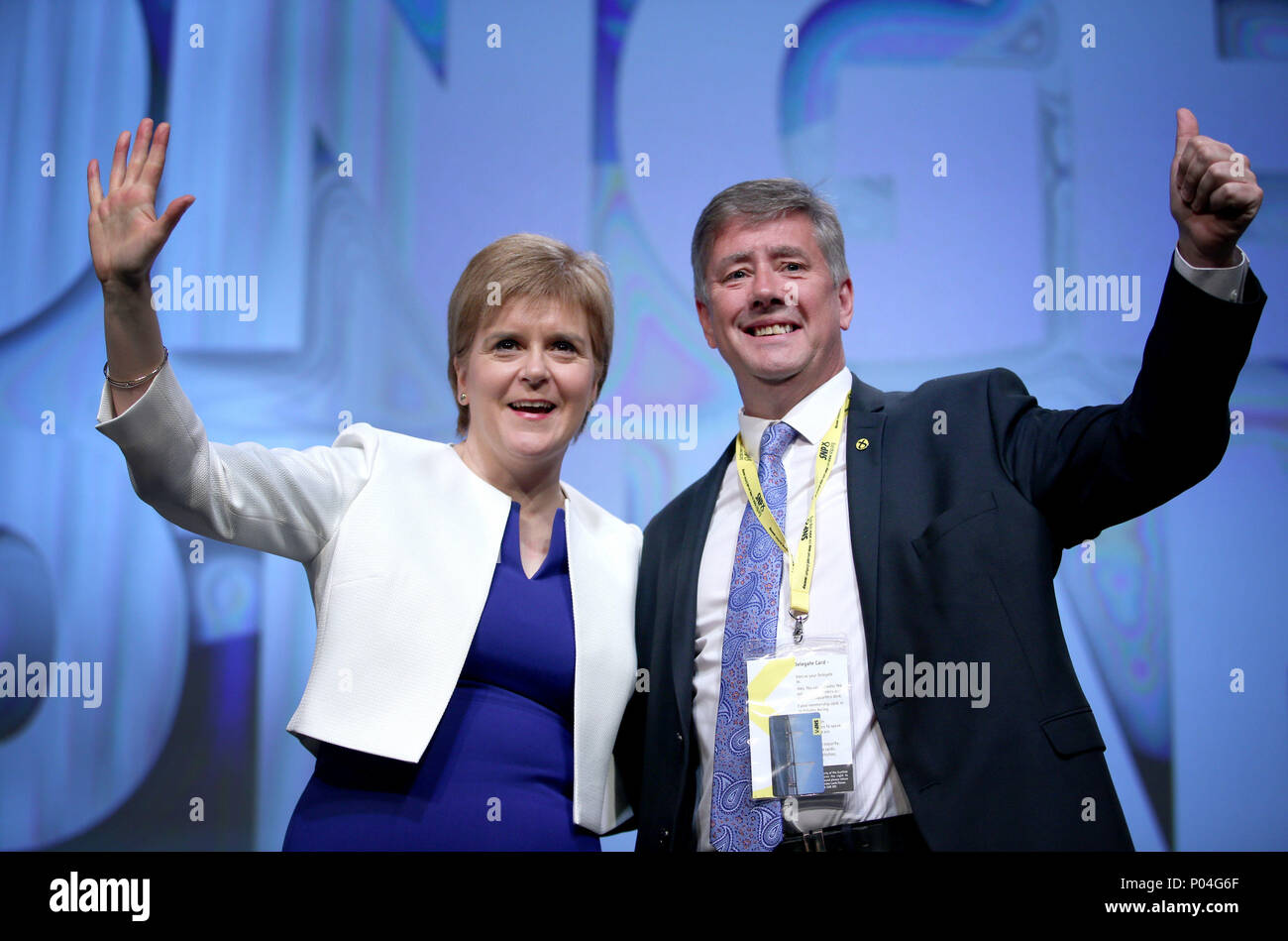 Deputy leader keith brown msp on stage hi-res stock photography and ...