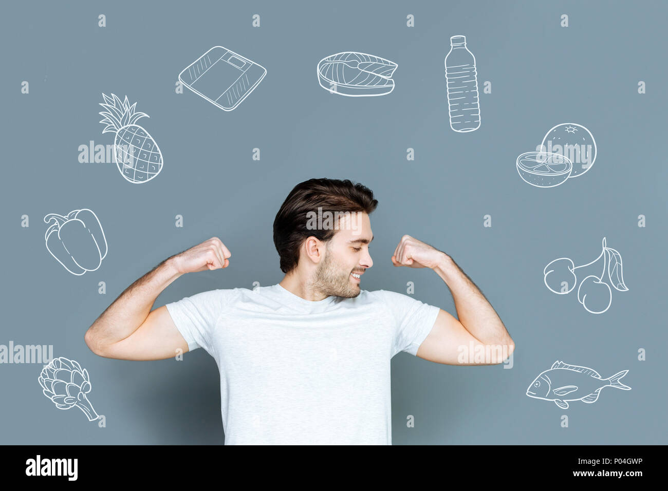Diet muscles hi-res stock photography and images - Alamy