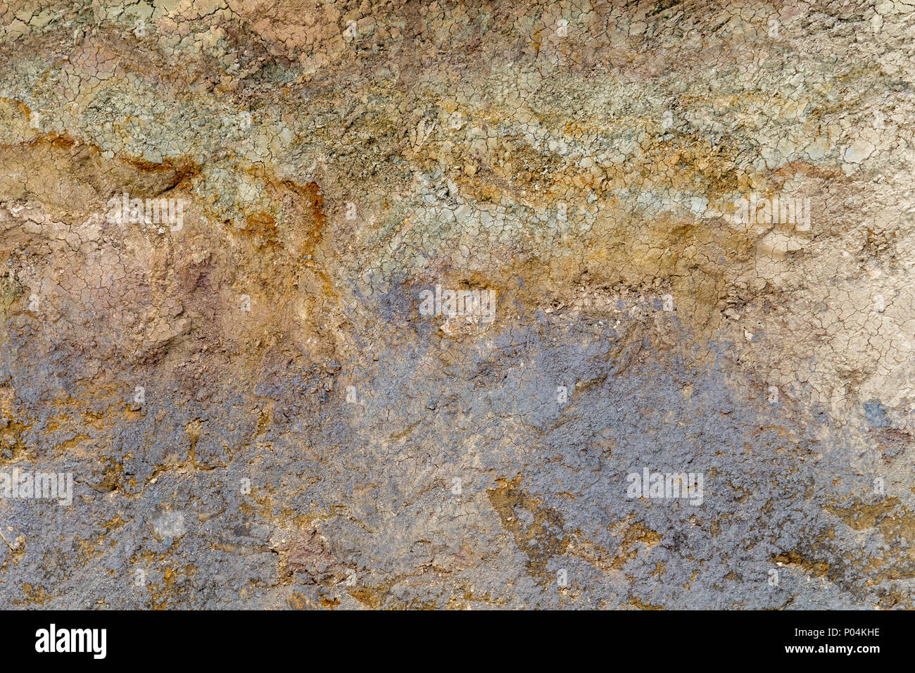 beautiful colored full frame abstract soil structure Stock Photo - Alamy