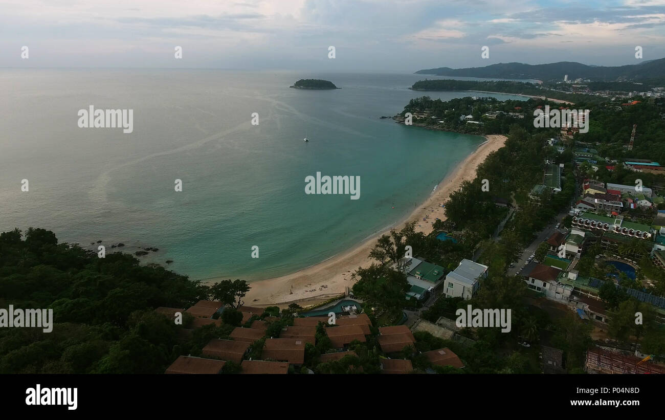 Aerial view empty beach sea hi-res stock photography and images - Alamy