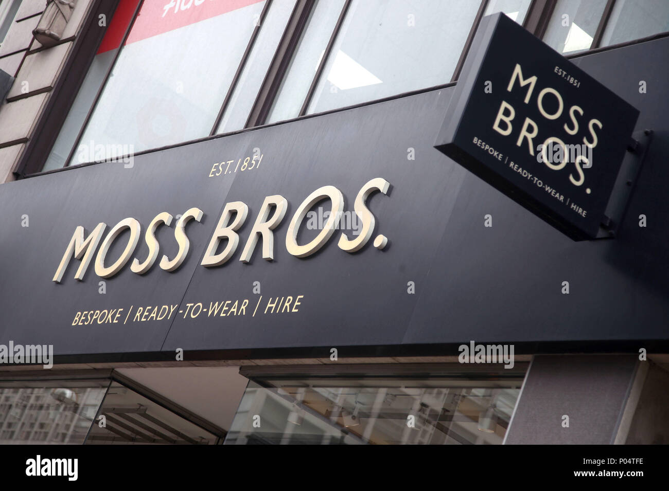 A branch of Moss Bros on Oxford Street, central London Stock Photo - Alamy