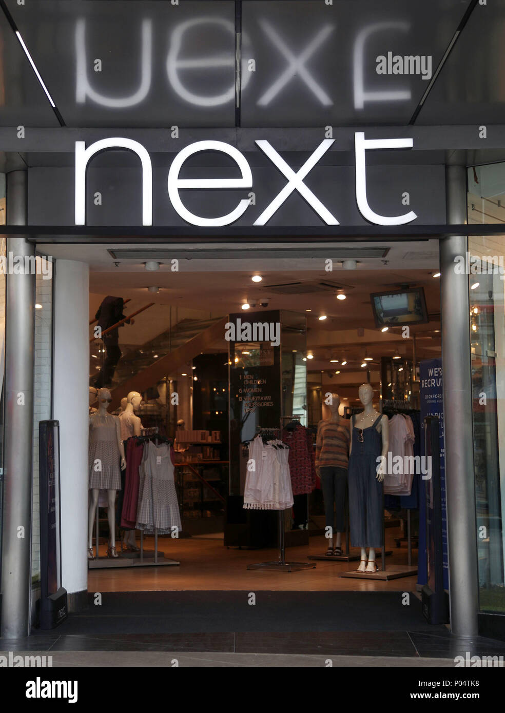 A branch of Next on Oxford Street, central London Stock Photo - Alamy
