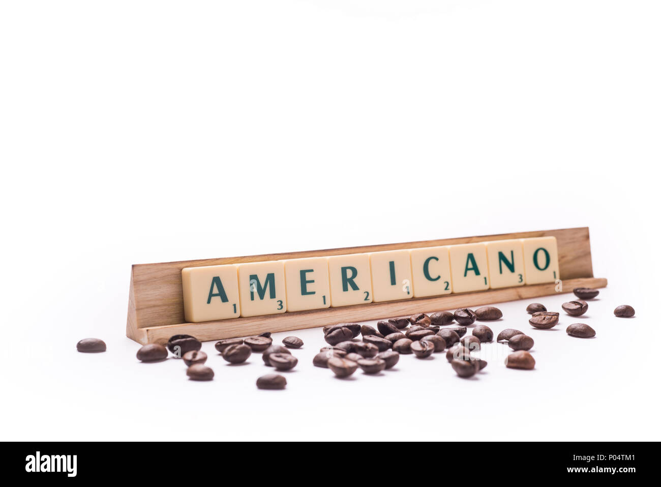 Word coffee written wood letters hi-res stock photography and images ...