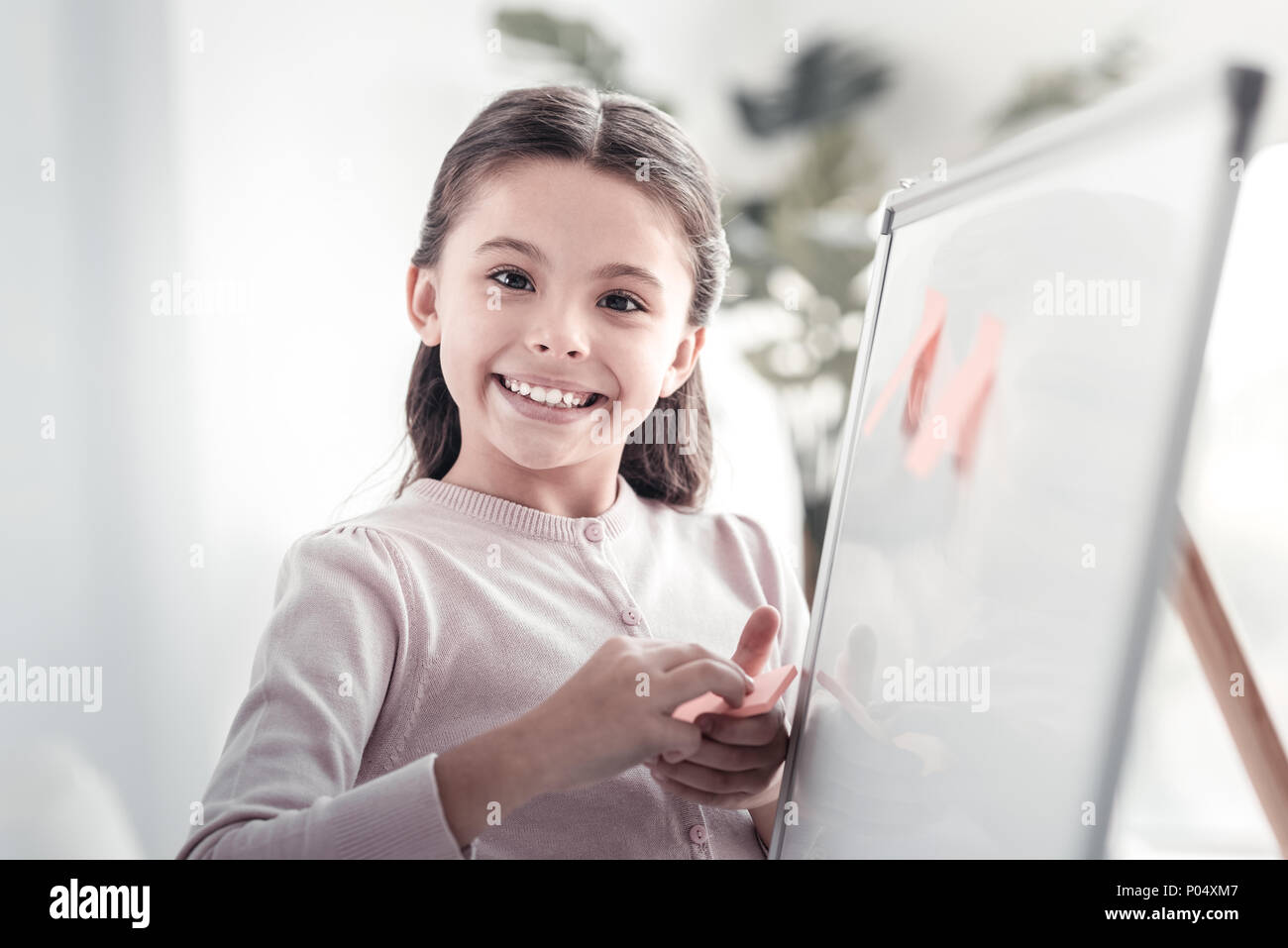 Attractive female person looking forward Stock Photo - Alamy