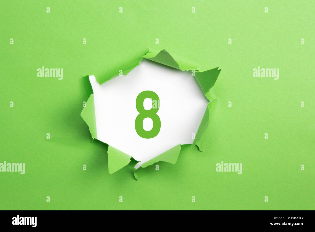 Green Number 64 on green paper background Stock Photo - Alamy