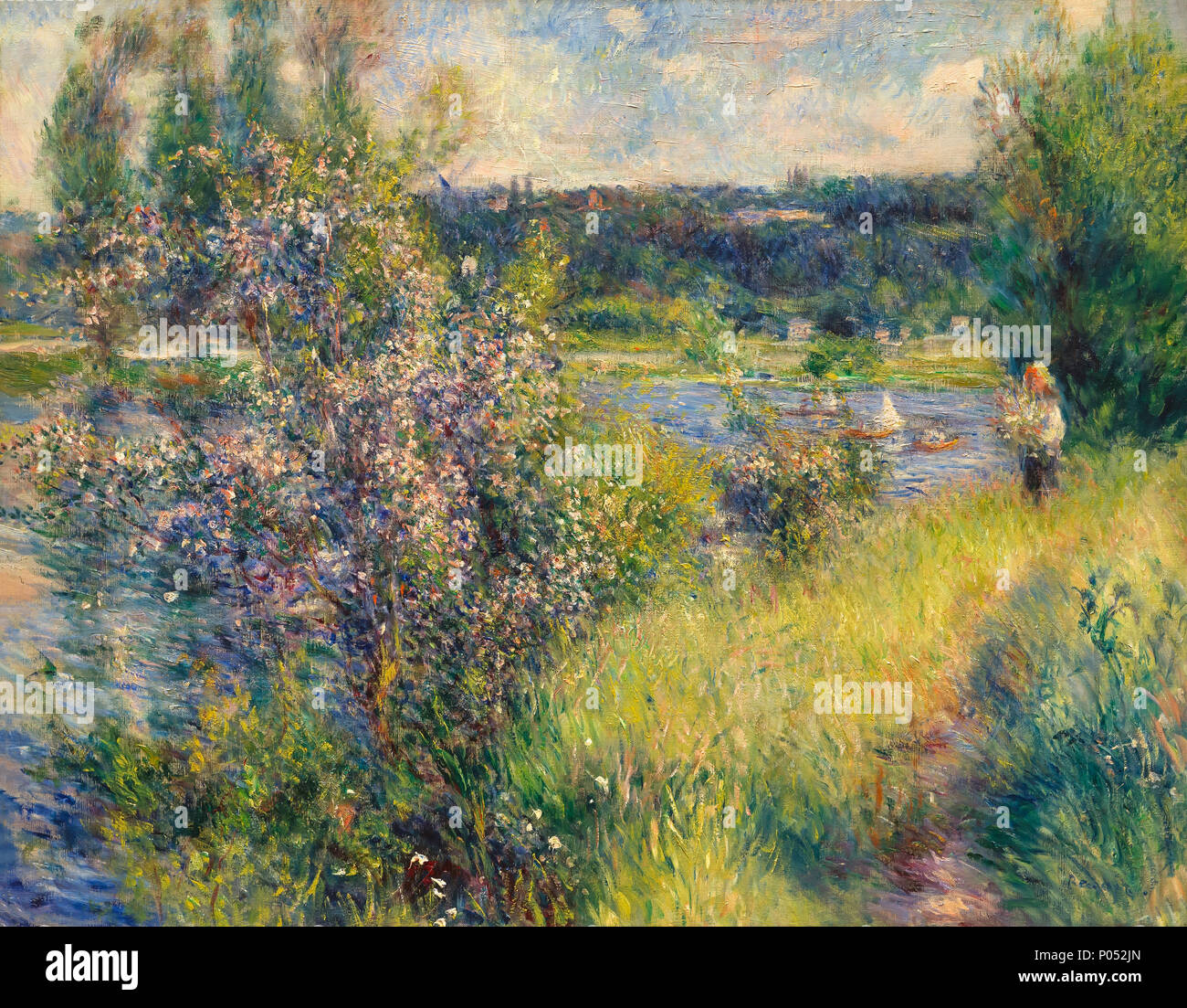 The Seine at Chatou, Pierre-Auguste Renoir, 1881, Museum of Fine Arts ...