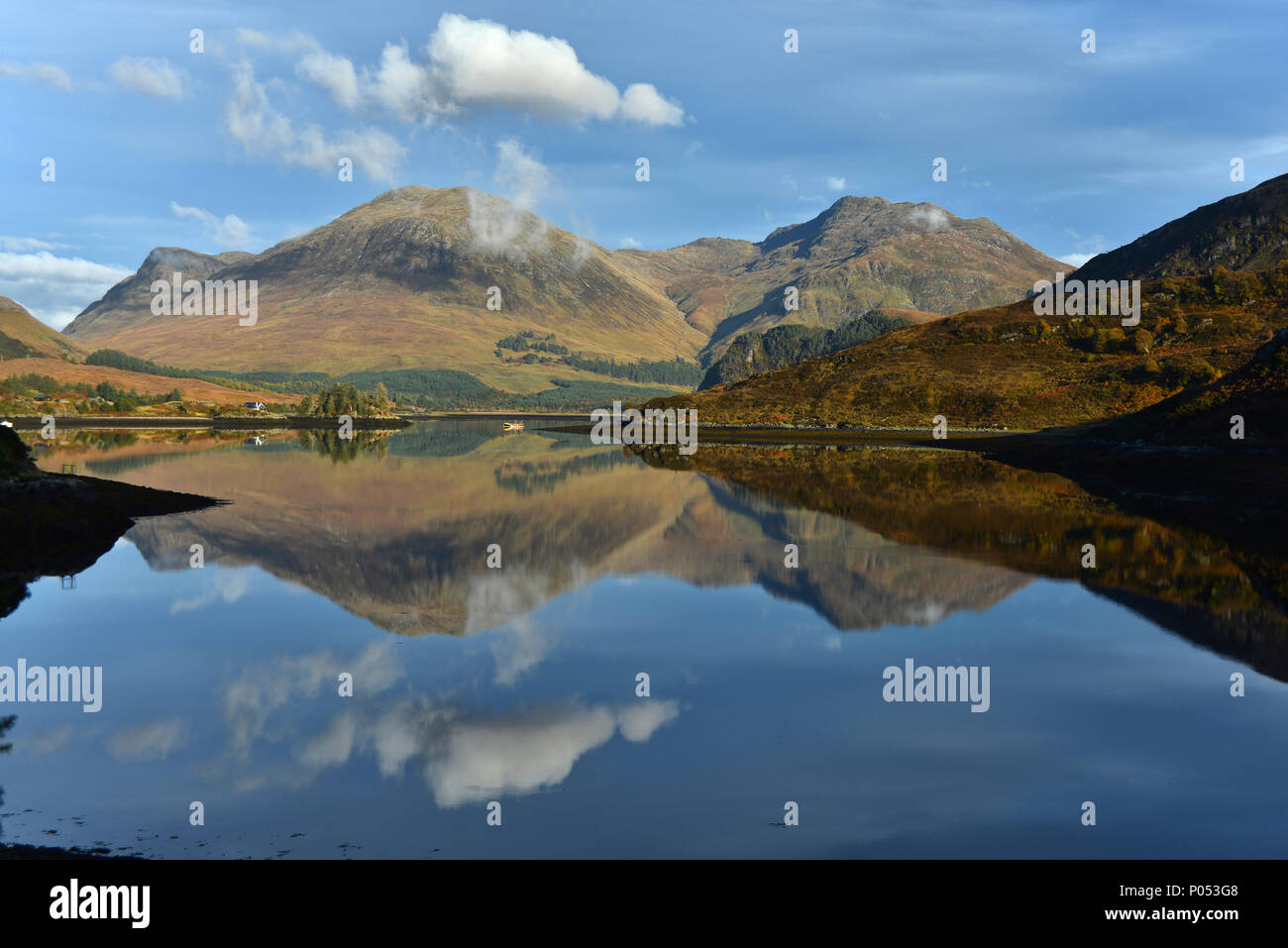 Reflections on Loch Long Stock Photo - Alamy