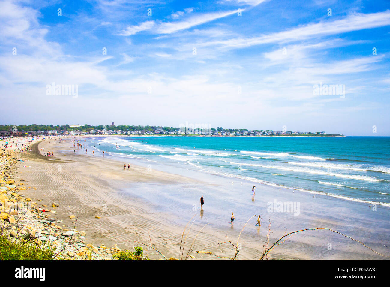 Beaches in Newport, Rhode Island Stock Photo - Alamy