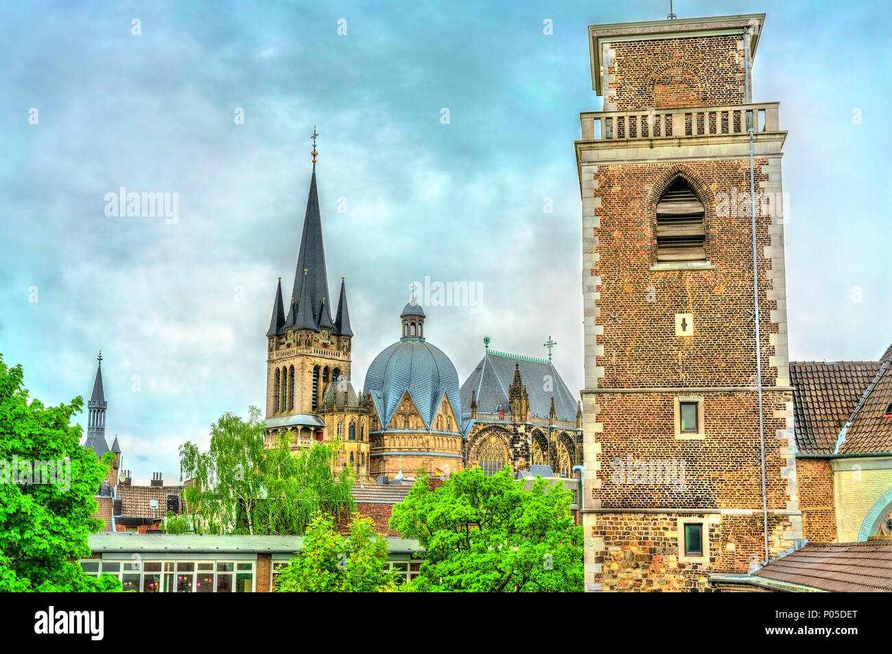 Old aachen cathedral germany hi-res stock photography and images - Alamy