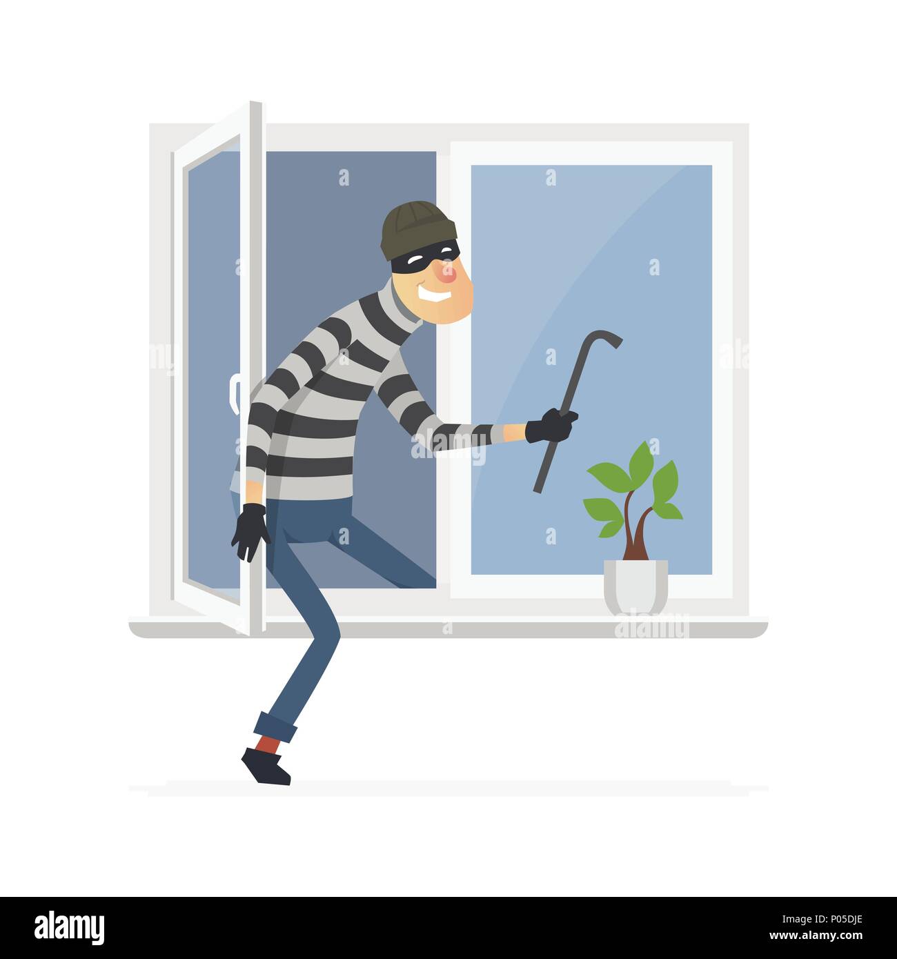 Cartoon Burglar Stock Photos & Cartoon Burglar Stock Images - Alamy