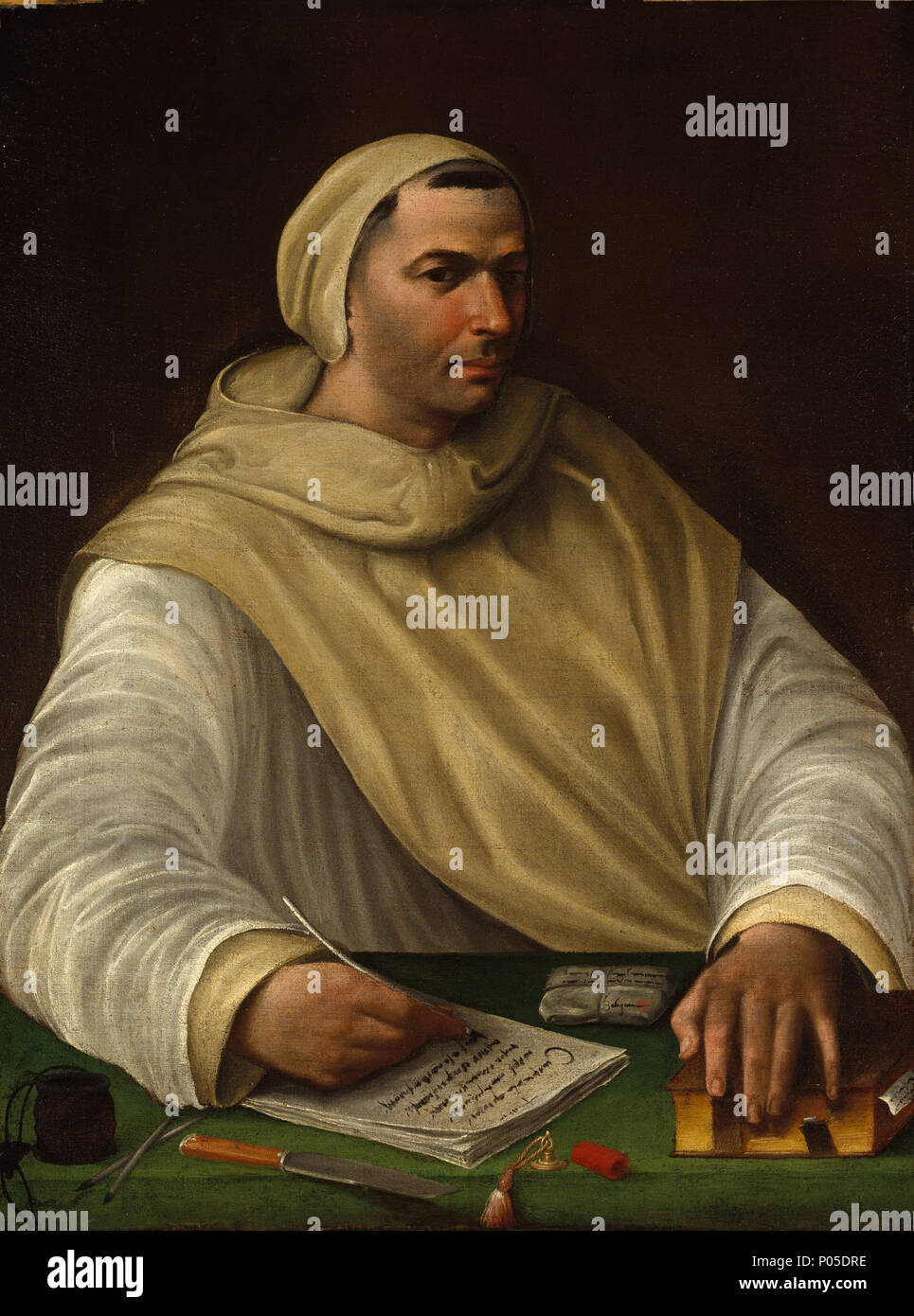 . Portrait of an Olivetan Monk . Portrait of Olivetan Monk . 16th ...