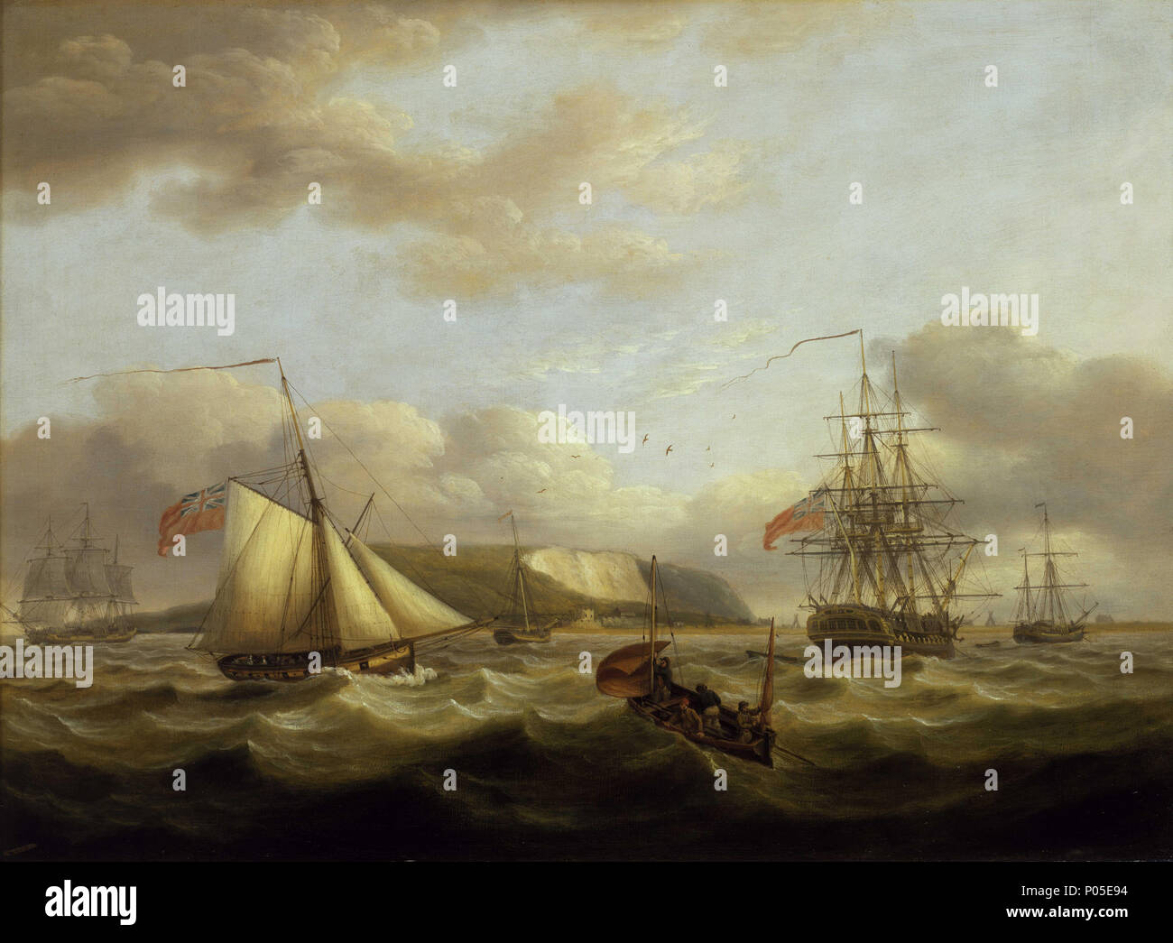 Sailing vessel ship painting hi-res stock photography and images - Alamy