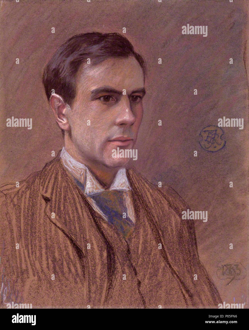 . English: Roger Fry (1866-1934), chalk/NPG 3151. Goldsworthy Lowes ...