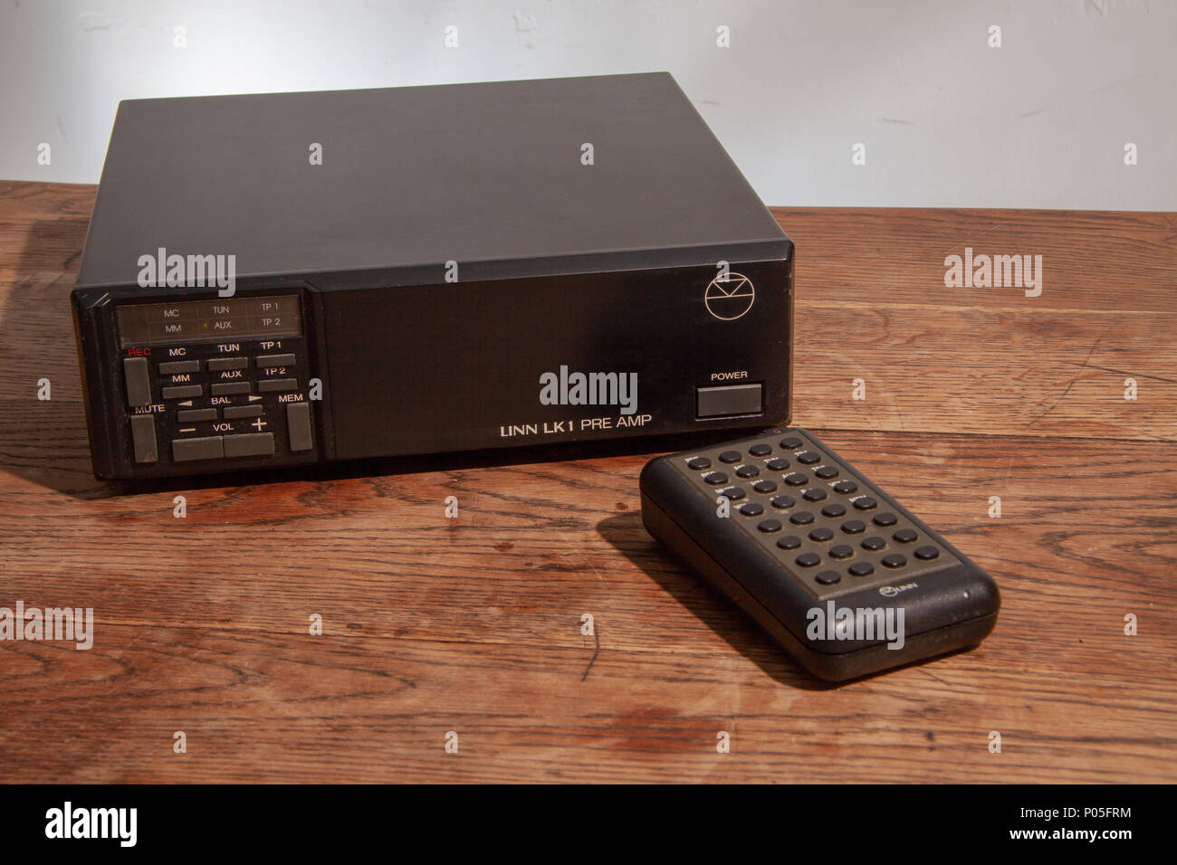 Linn LK1 pre-amplifer with remote control Stock Photo - Alamy