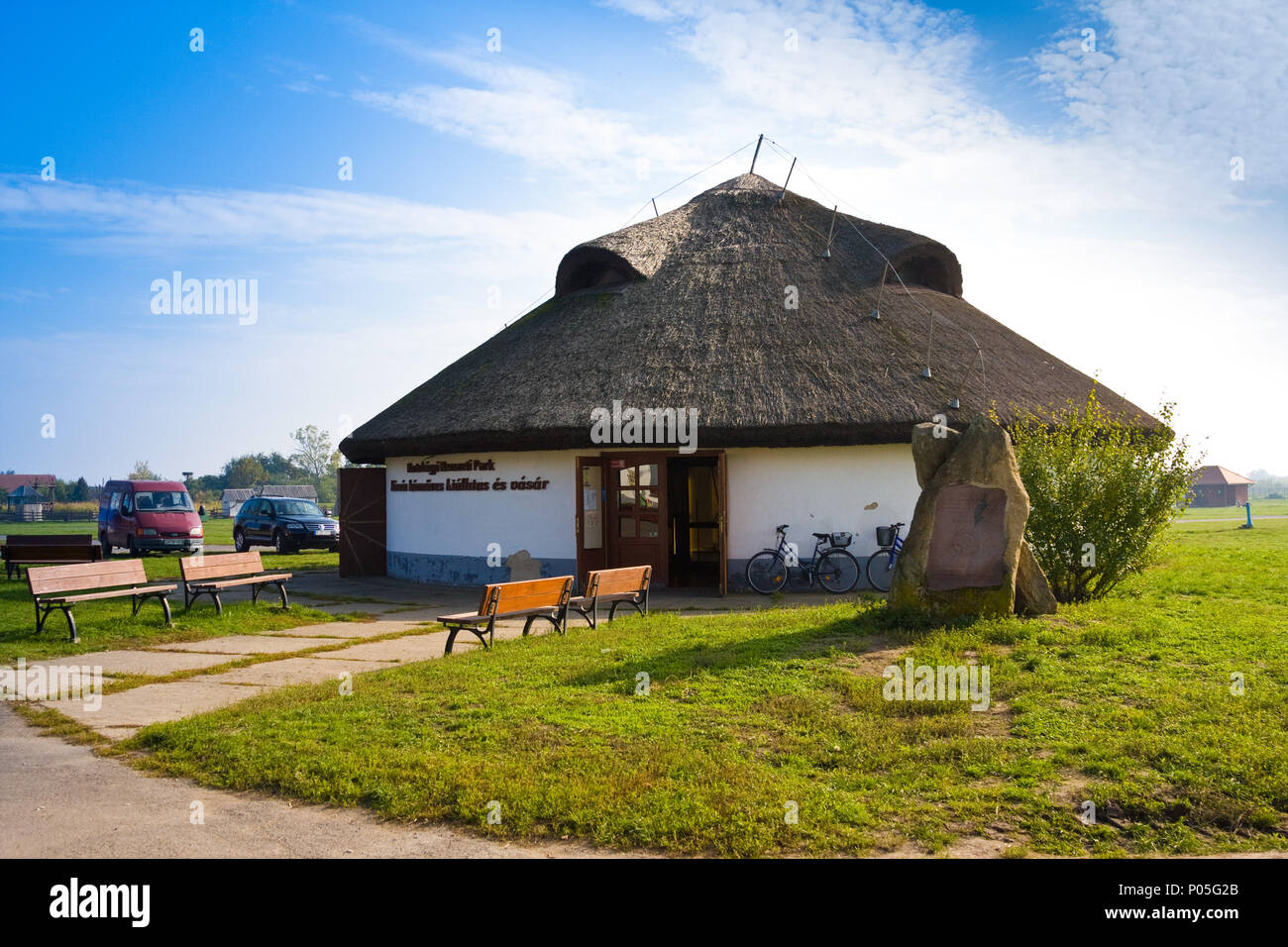 HORTOBAGY, HUNGARY - OCTOBER 31, 2015: Ethnographical museum in ...