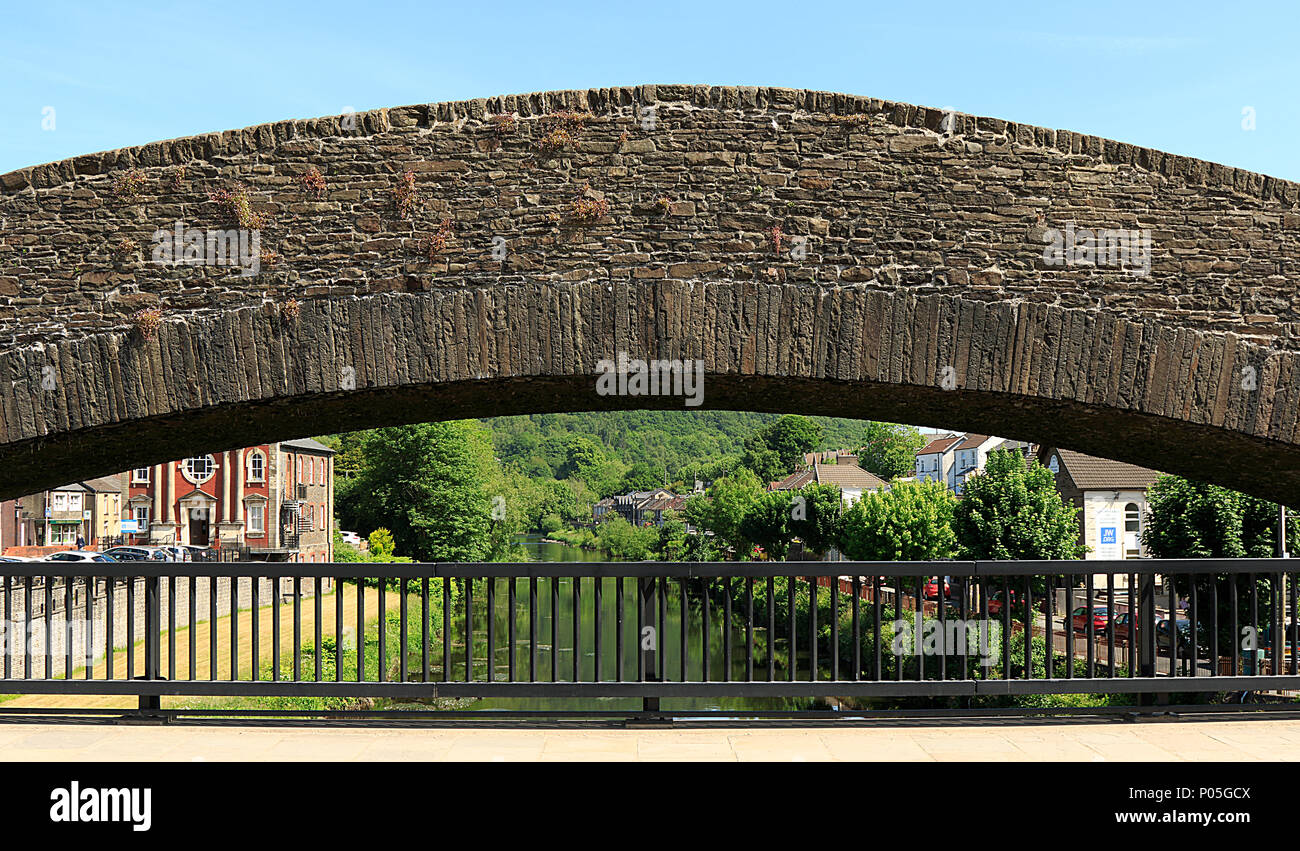 The Old Bridge, Pontypridd, South wales, UK Stock Photo - Alamy