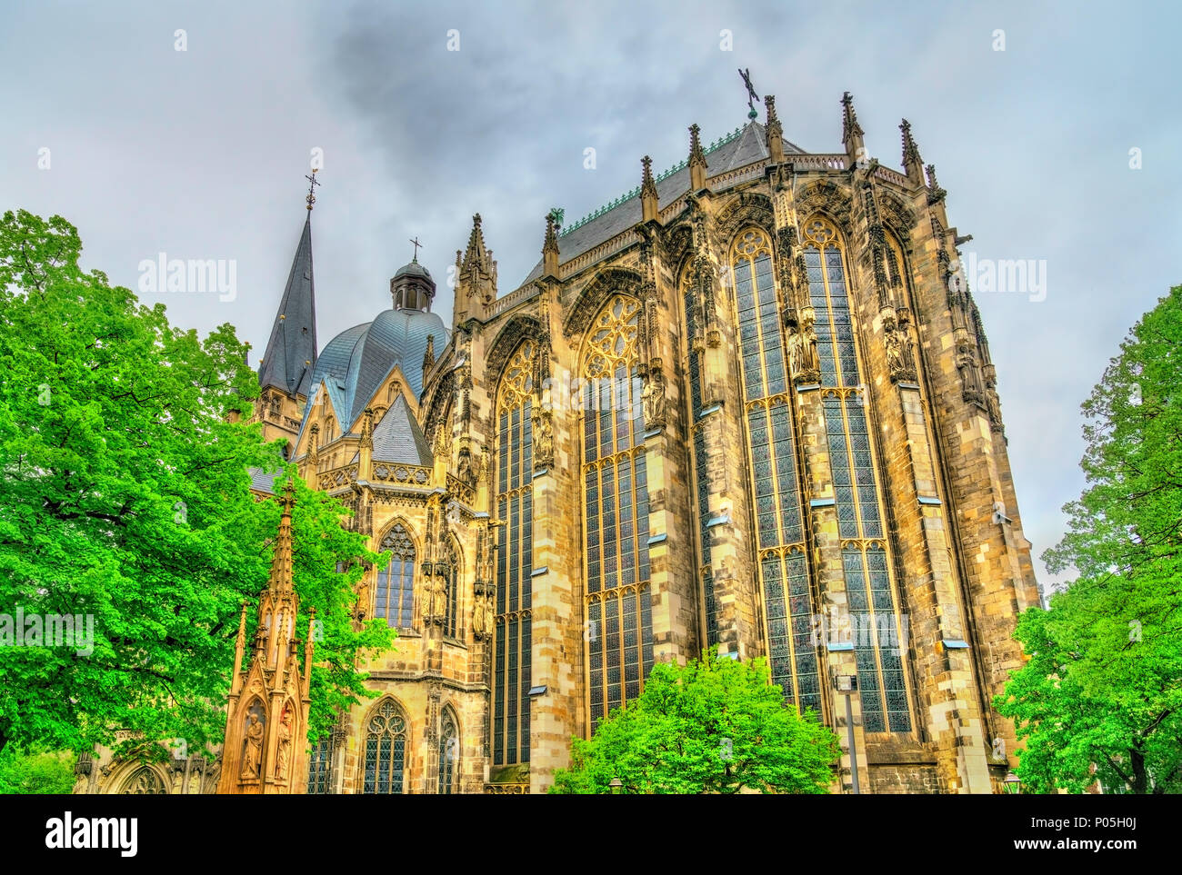 Aachen Cathedral, a UNESCO world heritage site in Germany Stock Photo - Alamy