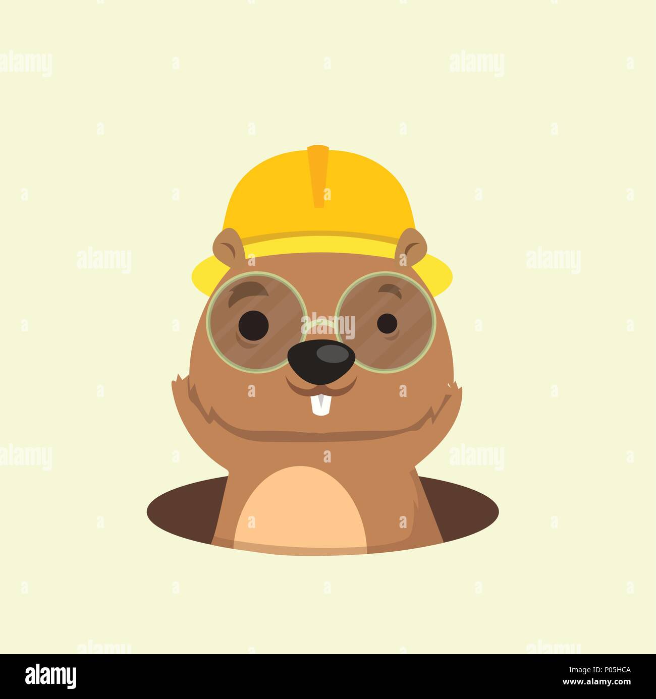Cute happy smiling mole character Stock Vector Image & Art - Alamy
