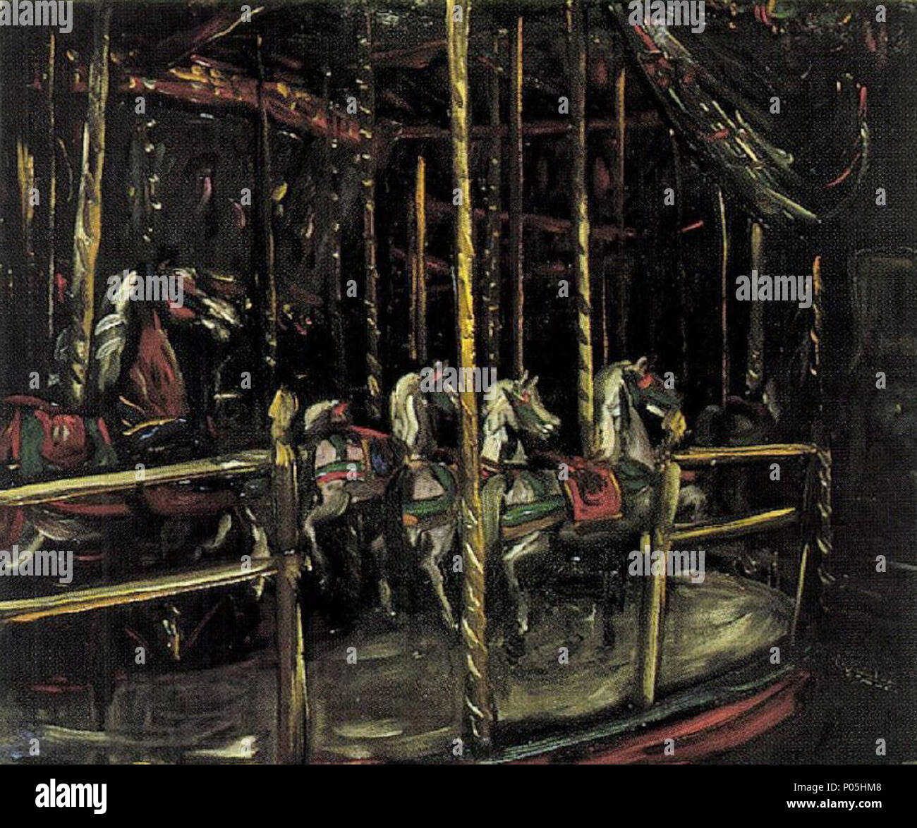 . Carousel . circa 1894 88 Rippl Carousel c. 1894 Stock Photo - Alamy