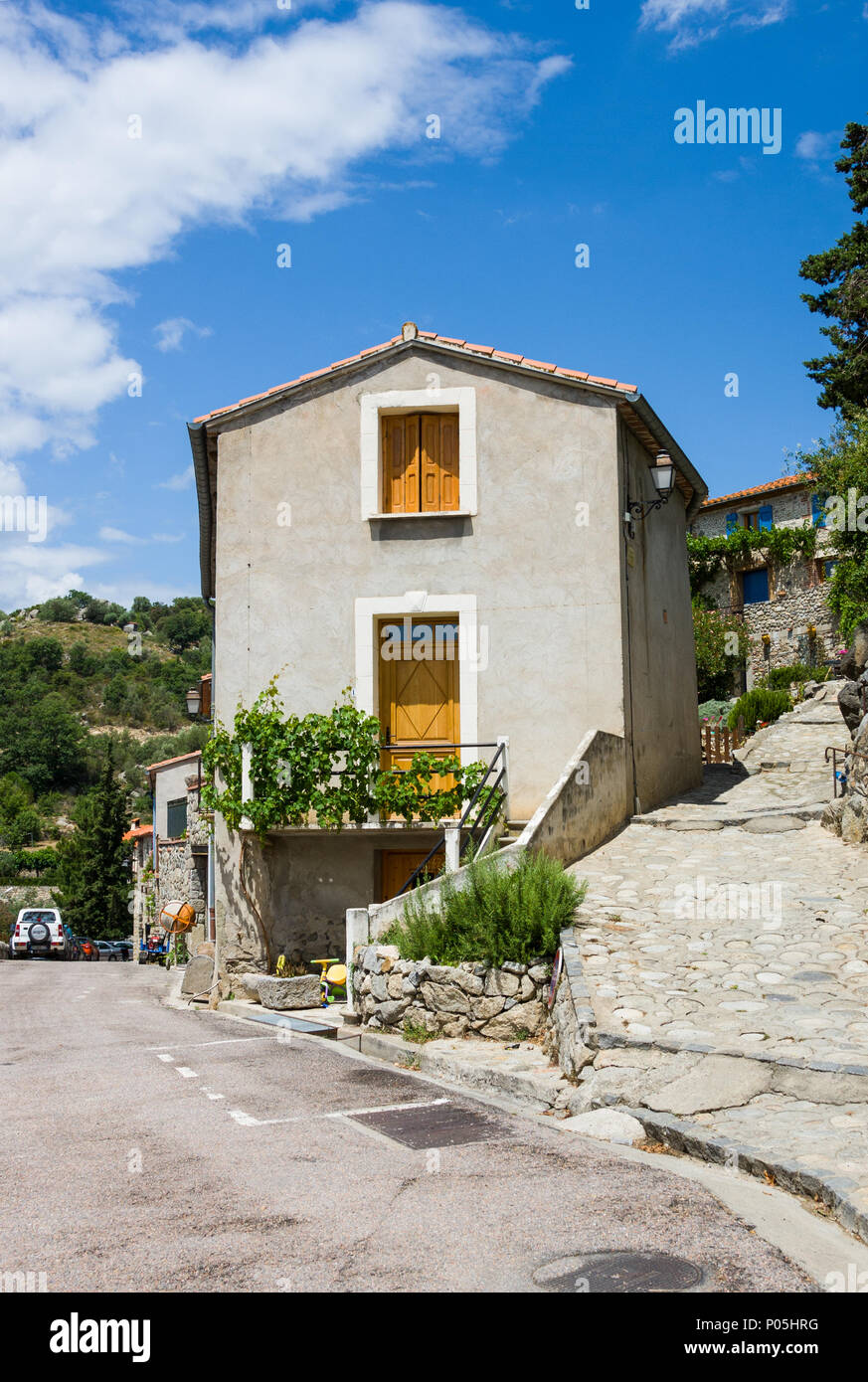 Little village of Eus, one of the most beautiful villages of France ...