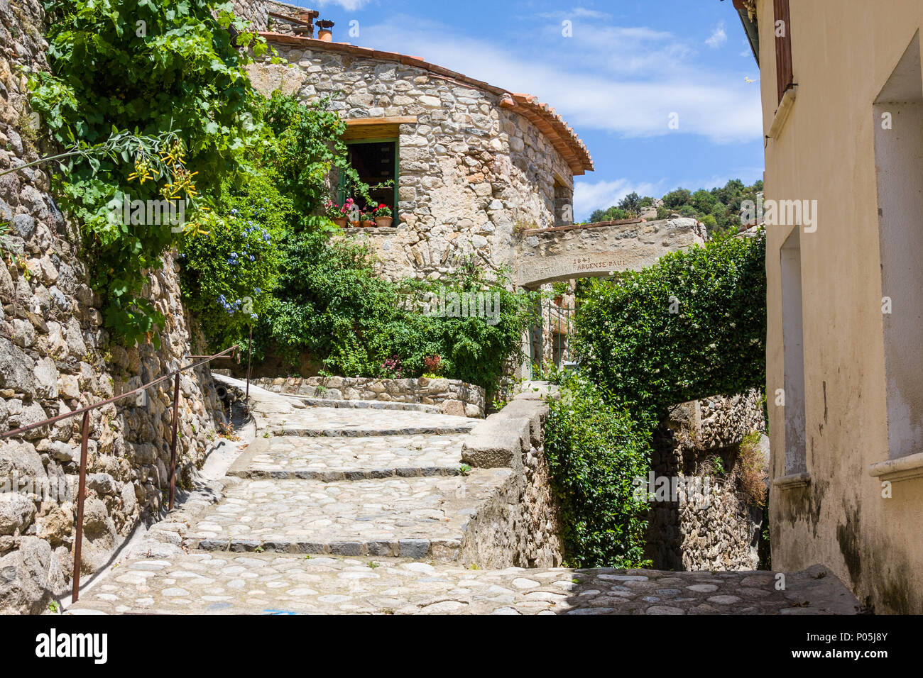 Little village of Eus, one of the most beautiful villages of France ...