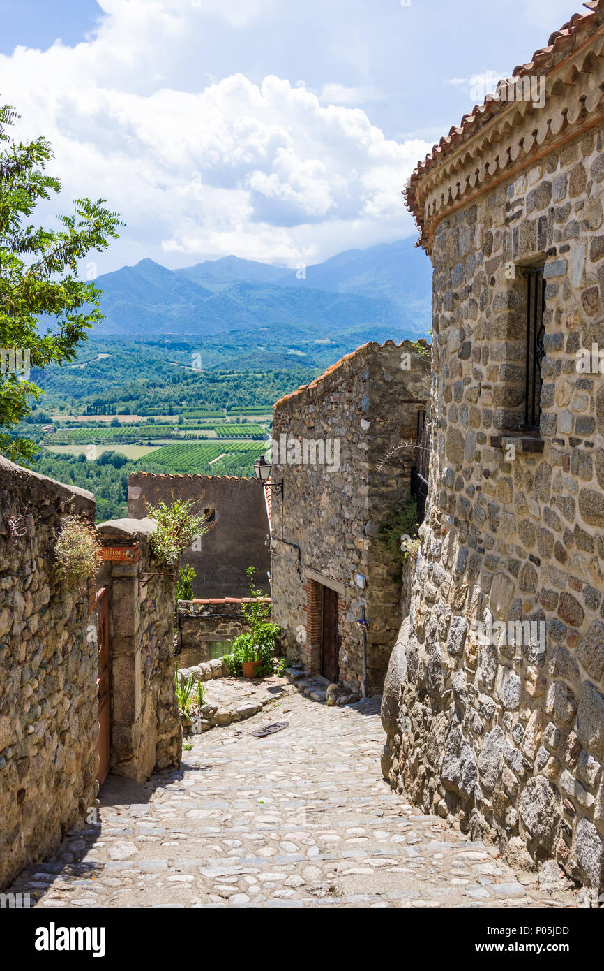 Little village of Eus, one of the most beautiful villages of France ...