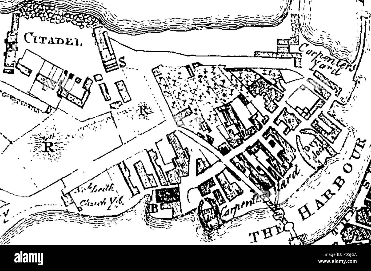 Leith harbour map hi-res stock photography and images - Alamy