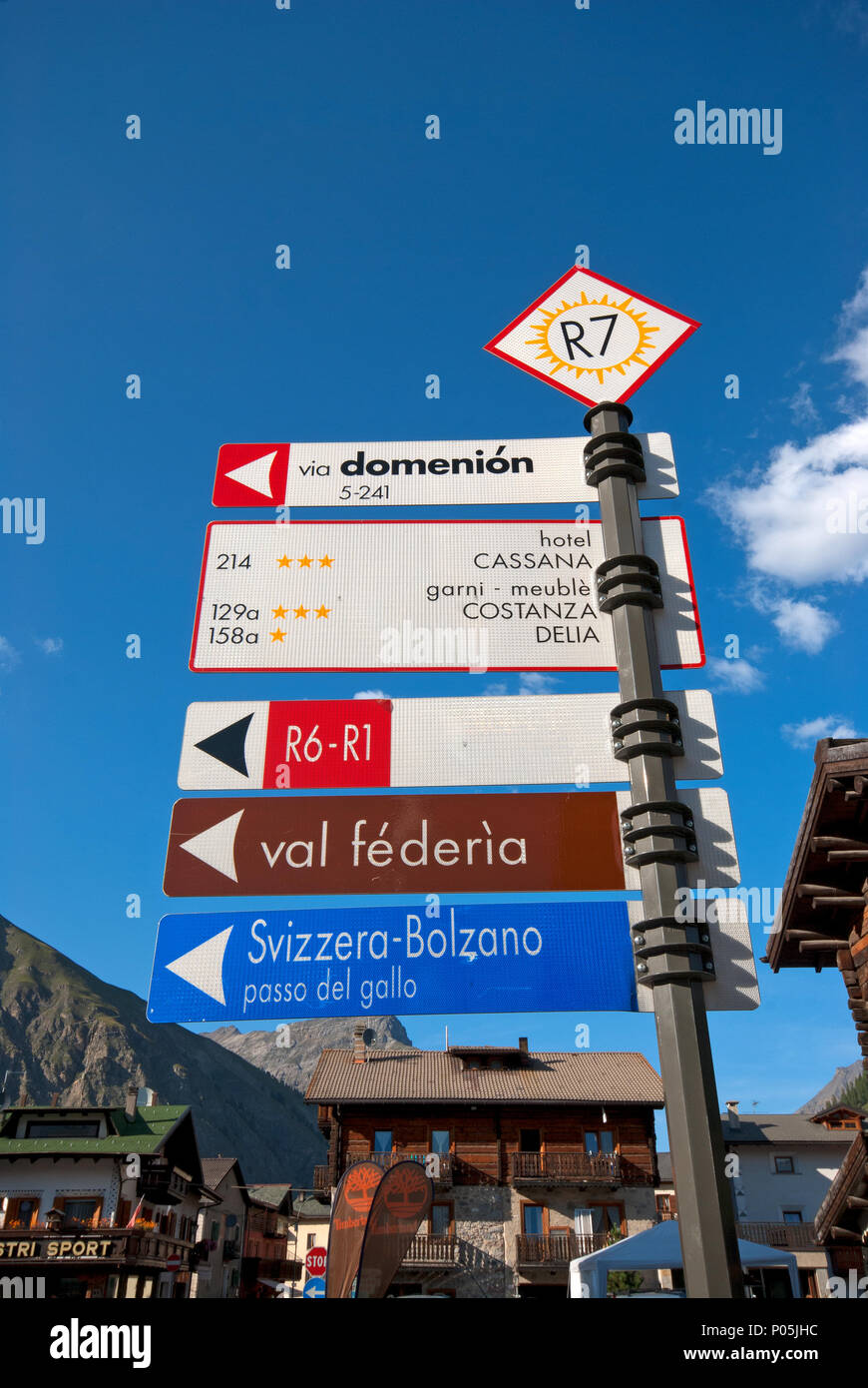 Road Signs Italy High Resolution Stock Photography and Images - Alamy