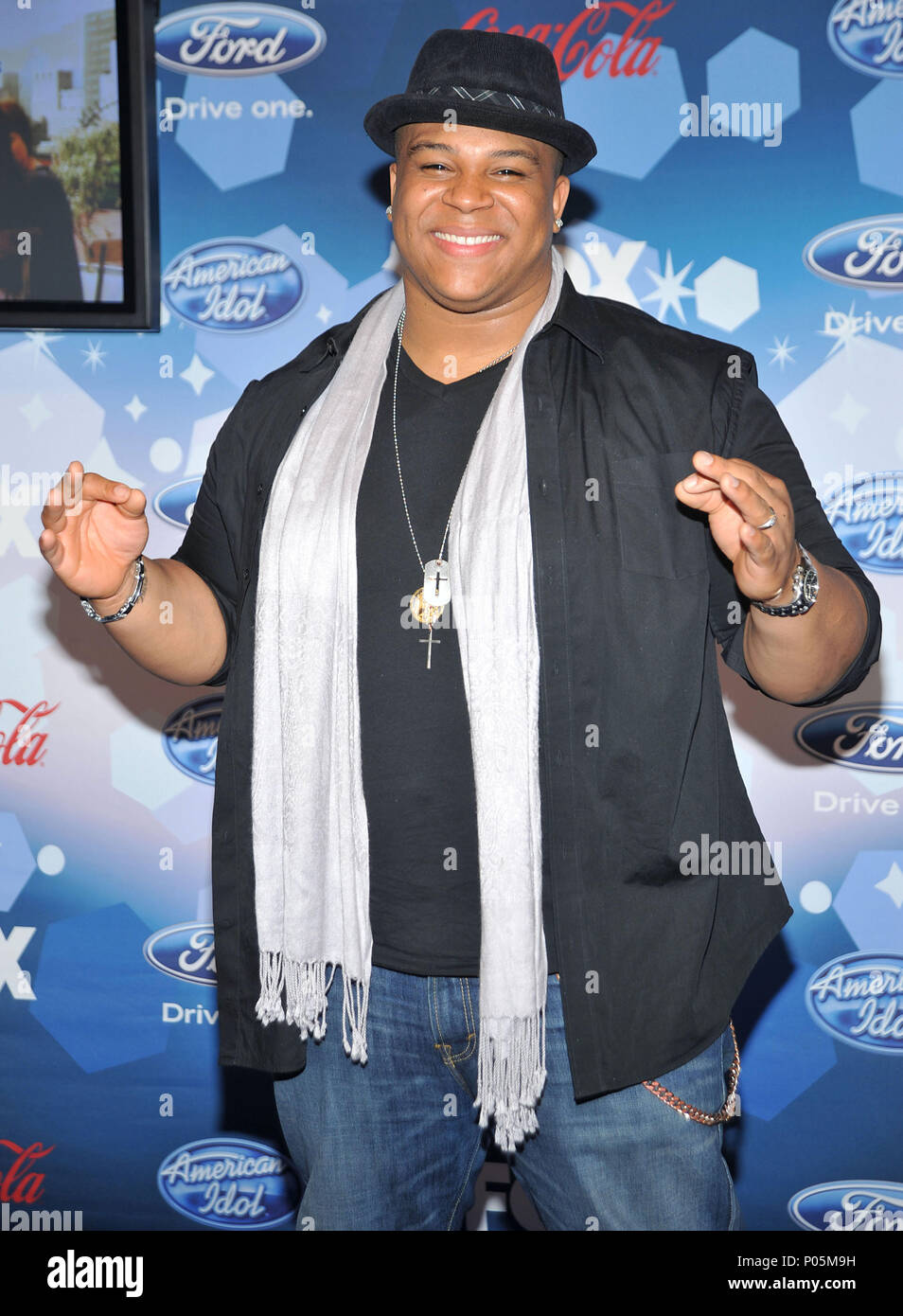 Michael Lynche 59 - American Idol Top 12 Party at Industry Club in Los ...