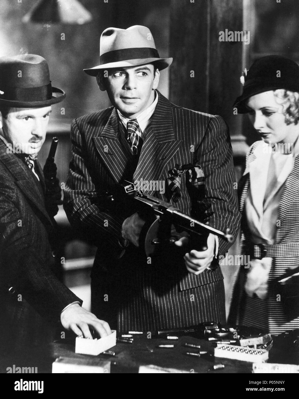 Al Capone Tommy Gun Tattoo