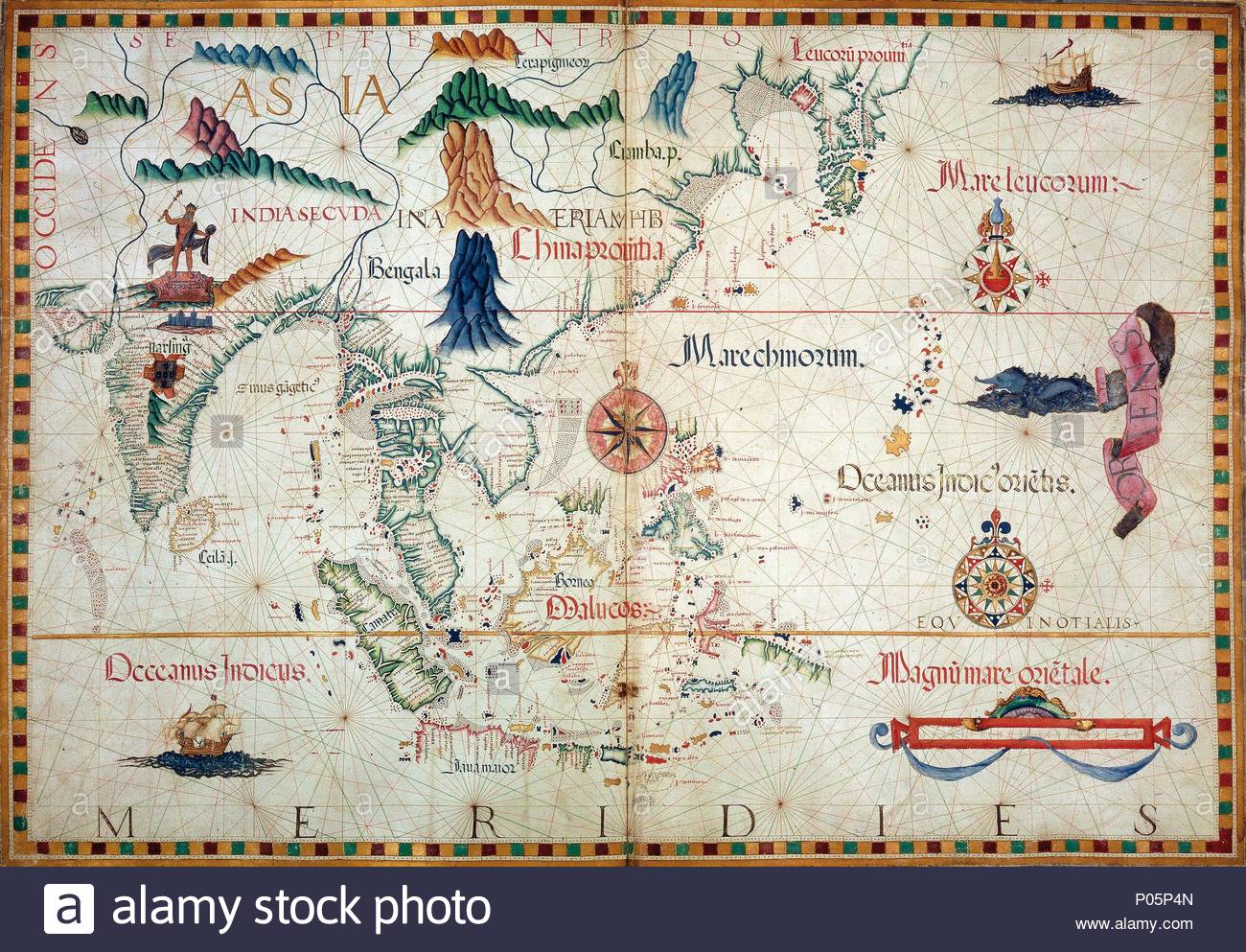 Map Of London 16th Century Stock Photos & Map Of London 16th Century ...