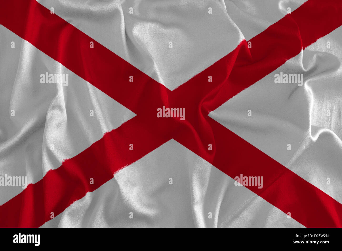 Flag of Alabama Background, The Heart of Dixie Stock Photo - Alamy