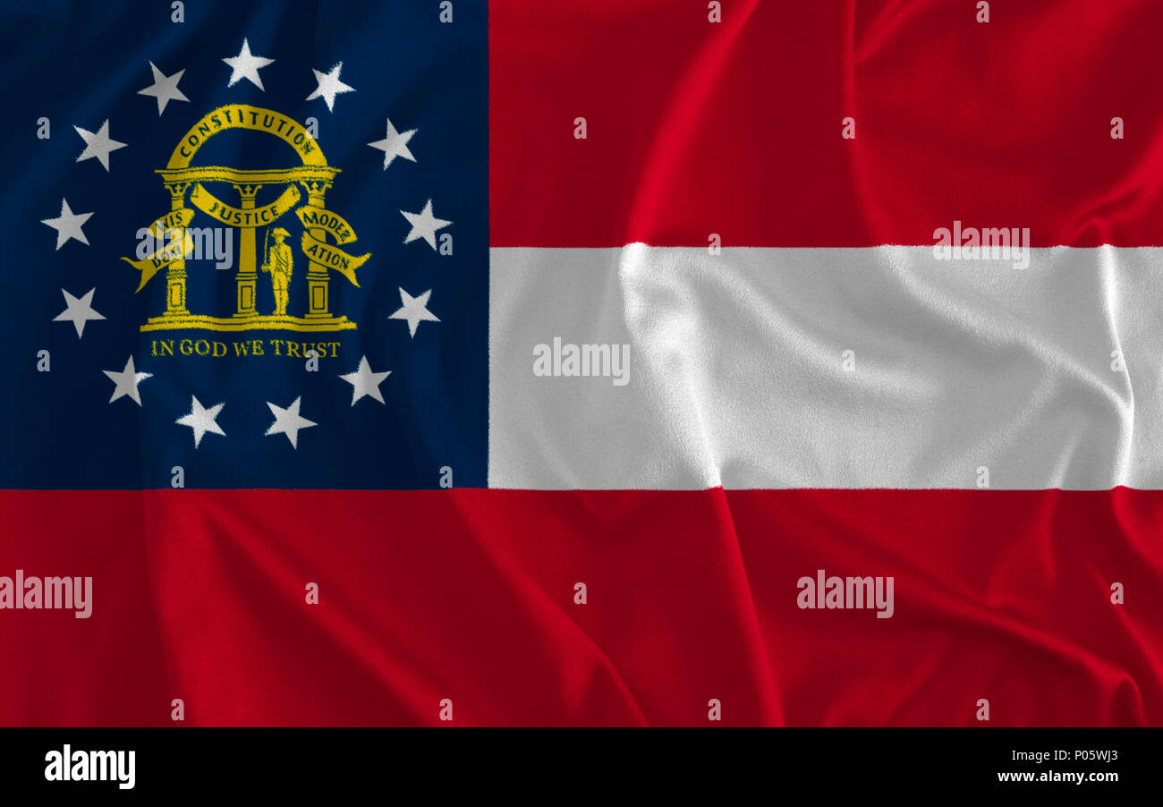 Flag of Georgia Background, The Peach State, The State of Adventure ...