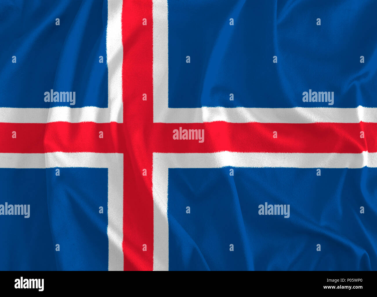 Flag of Iceland Background Stock Photo - Alamy