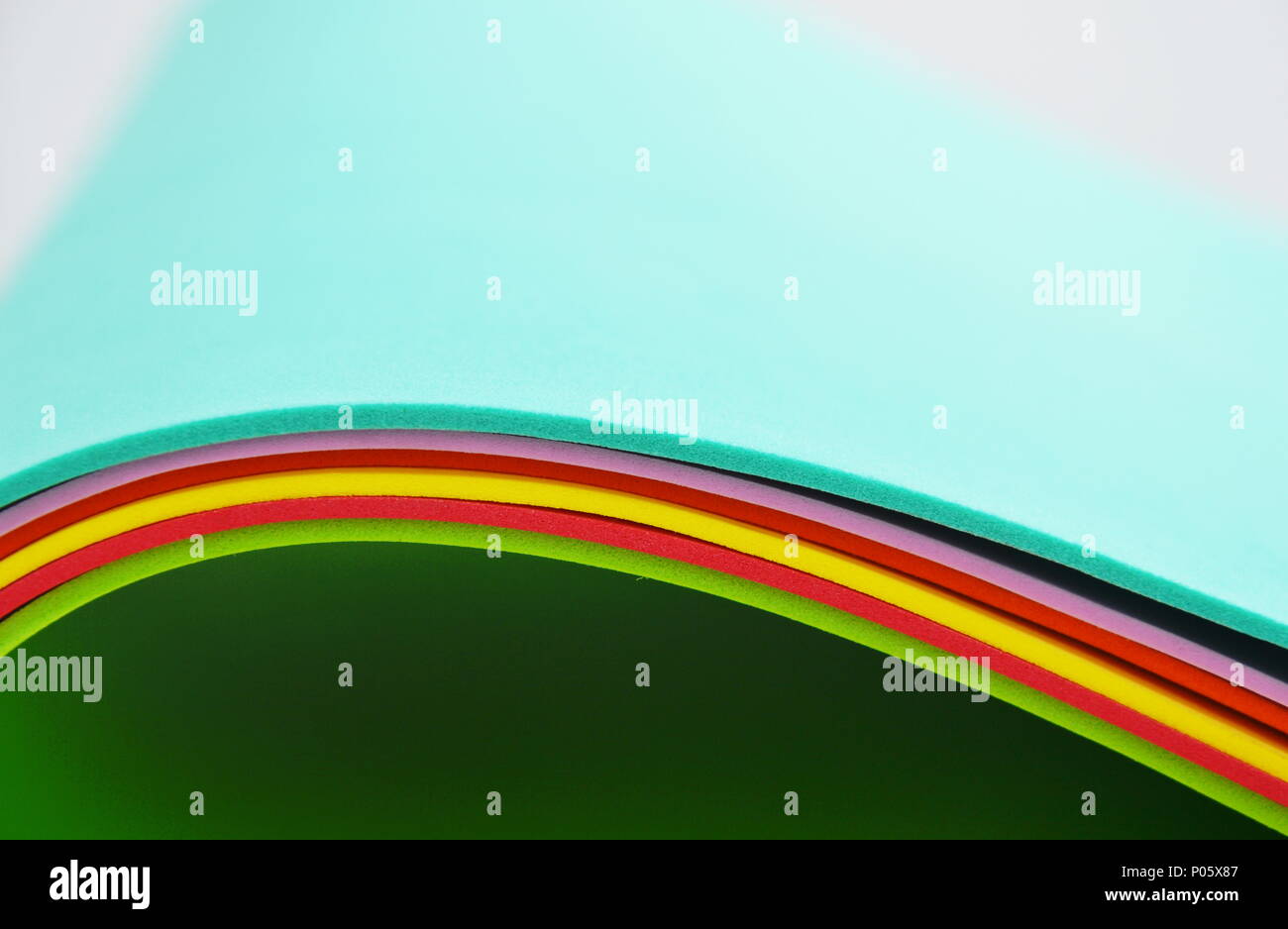 color foam rubber board roll Stock Photo - Alamy
