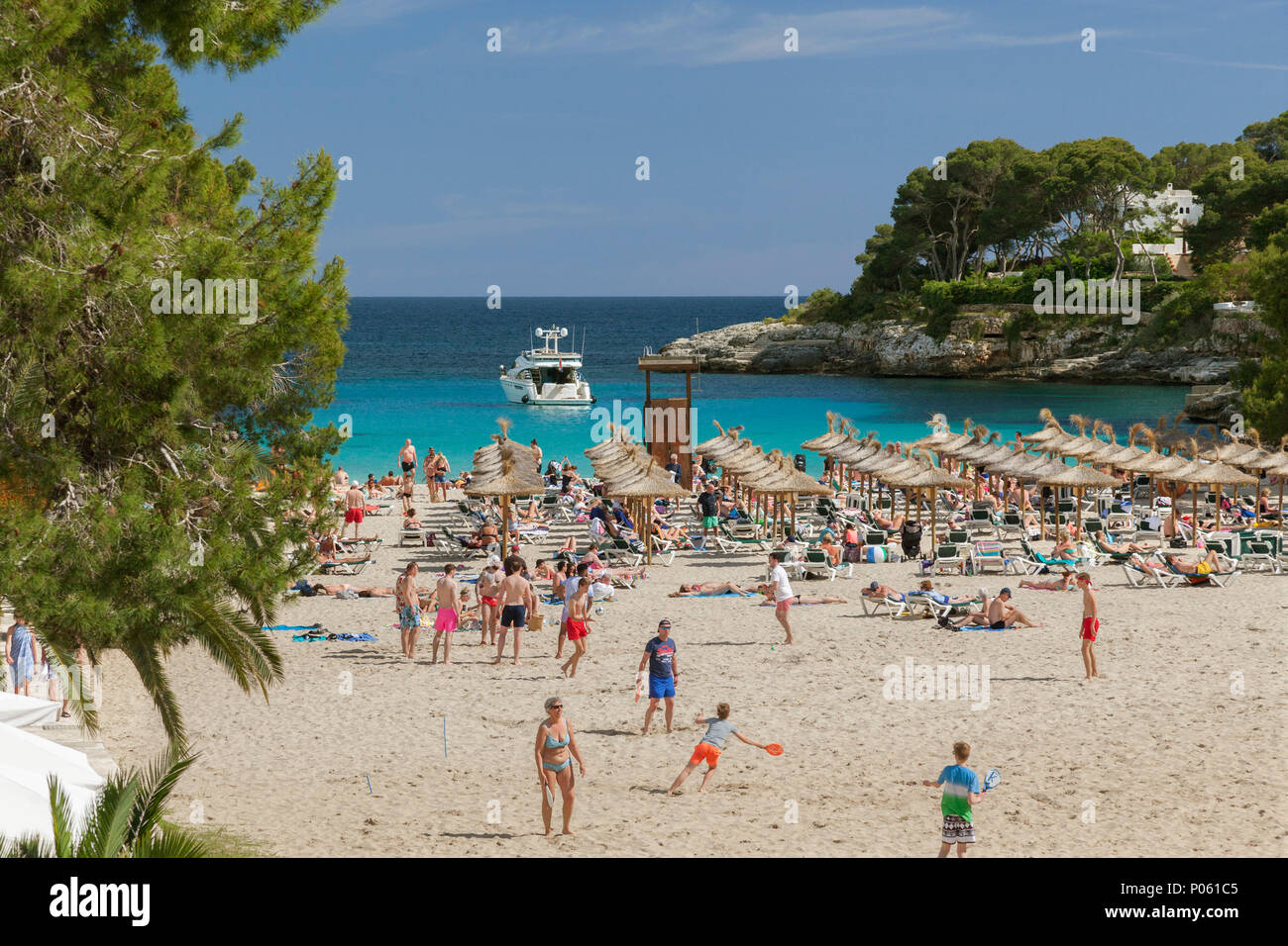 Cala Gran Beach, Cala Dor, Mallorca, Spain, Europe Stock Photo - Alamy