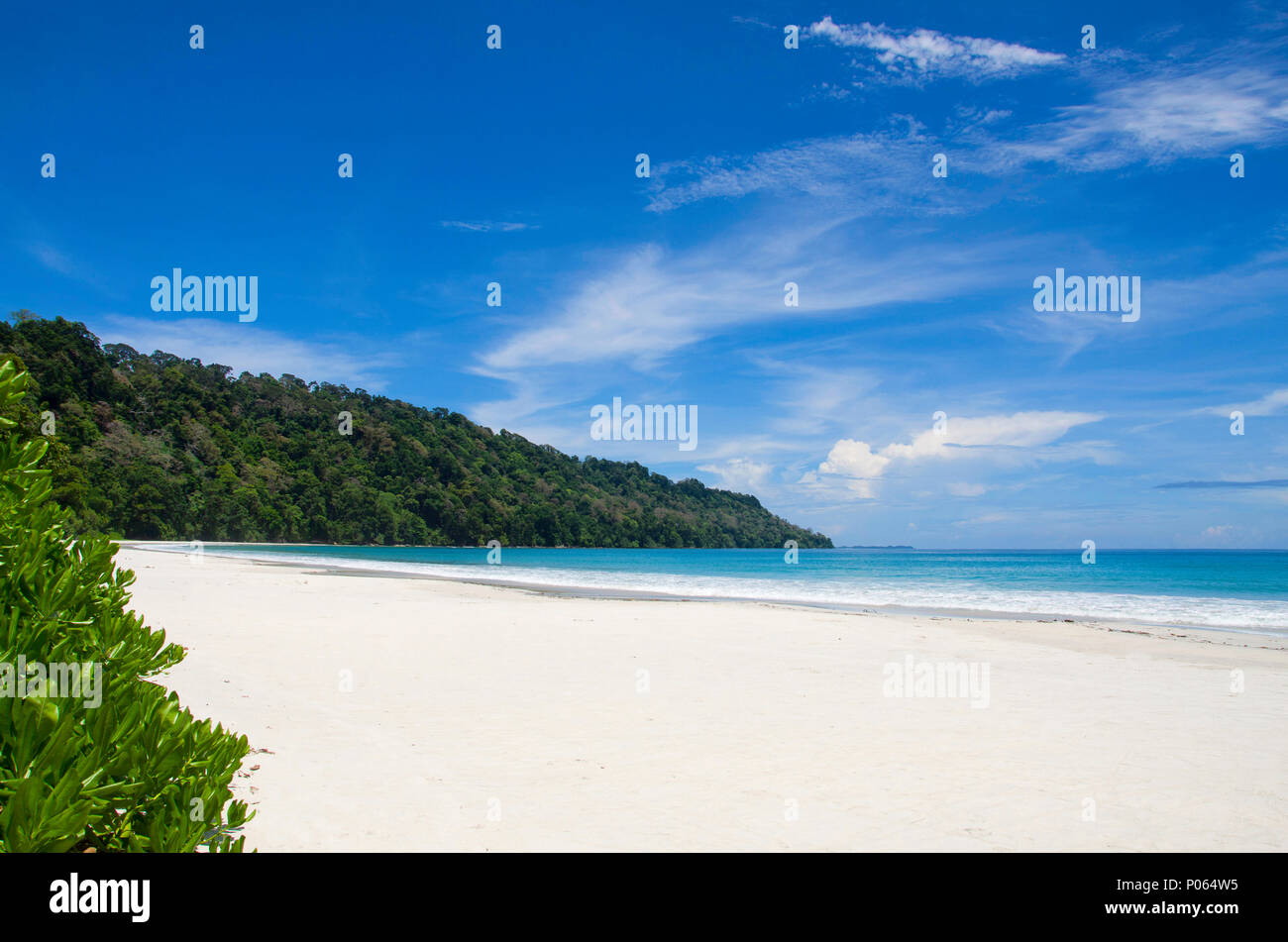 Radhanagar beach of Havelock Island, Port Blair, Andaman and Nicobar ...