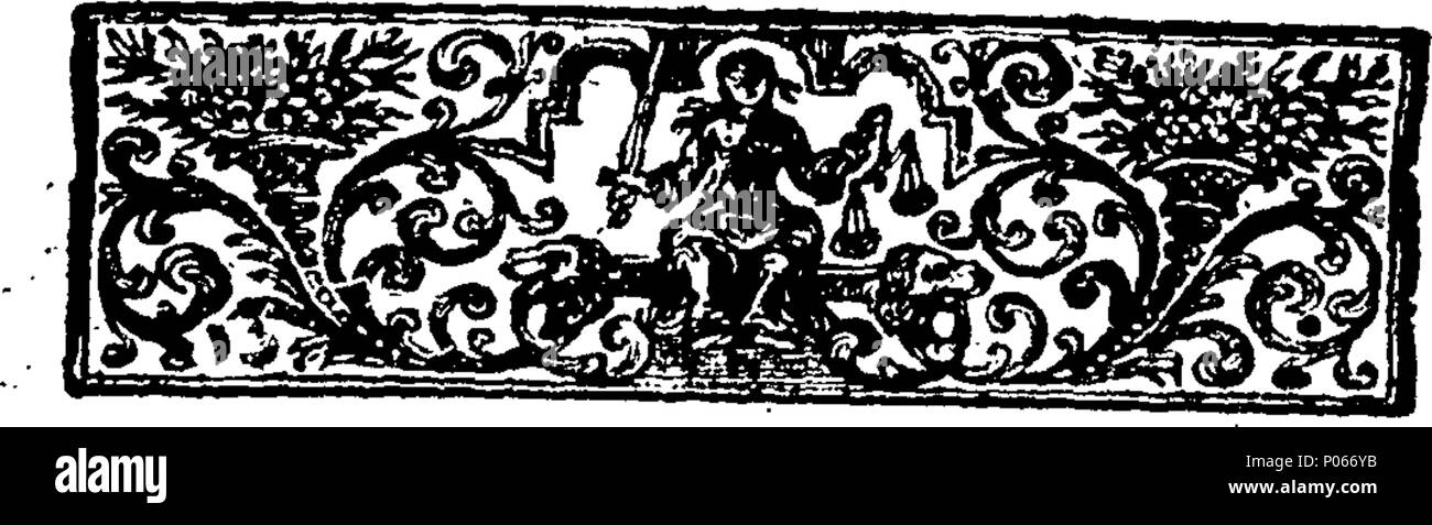 . English: Fleuron from book: A dissertation concerning the evil nature ...