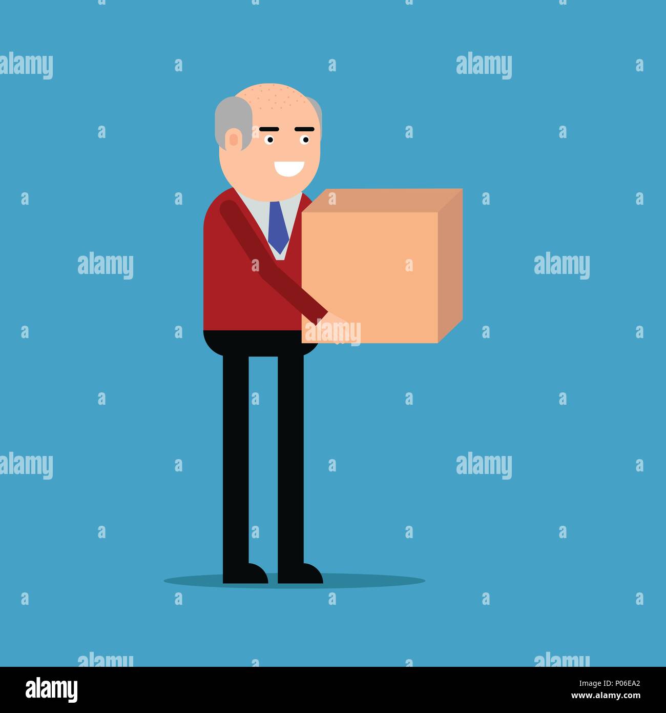 Carrying Carton Stock Vector Images - Alamy