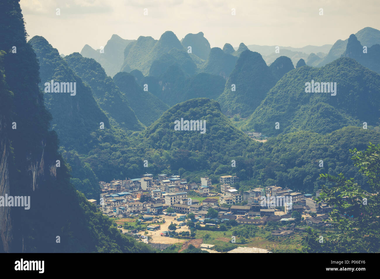China famous landmark yangshuo aerial hi-res stock photography and ...