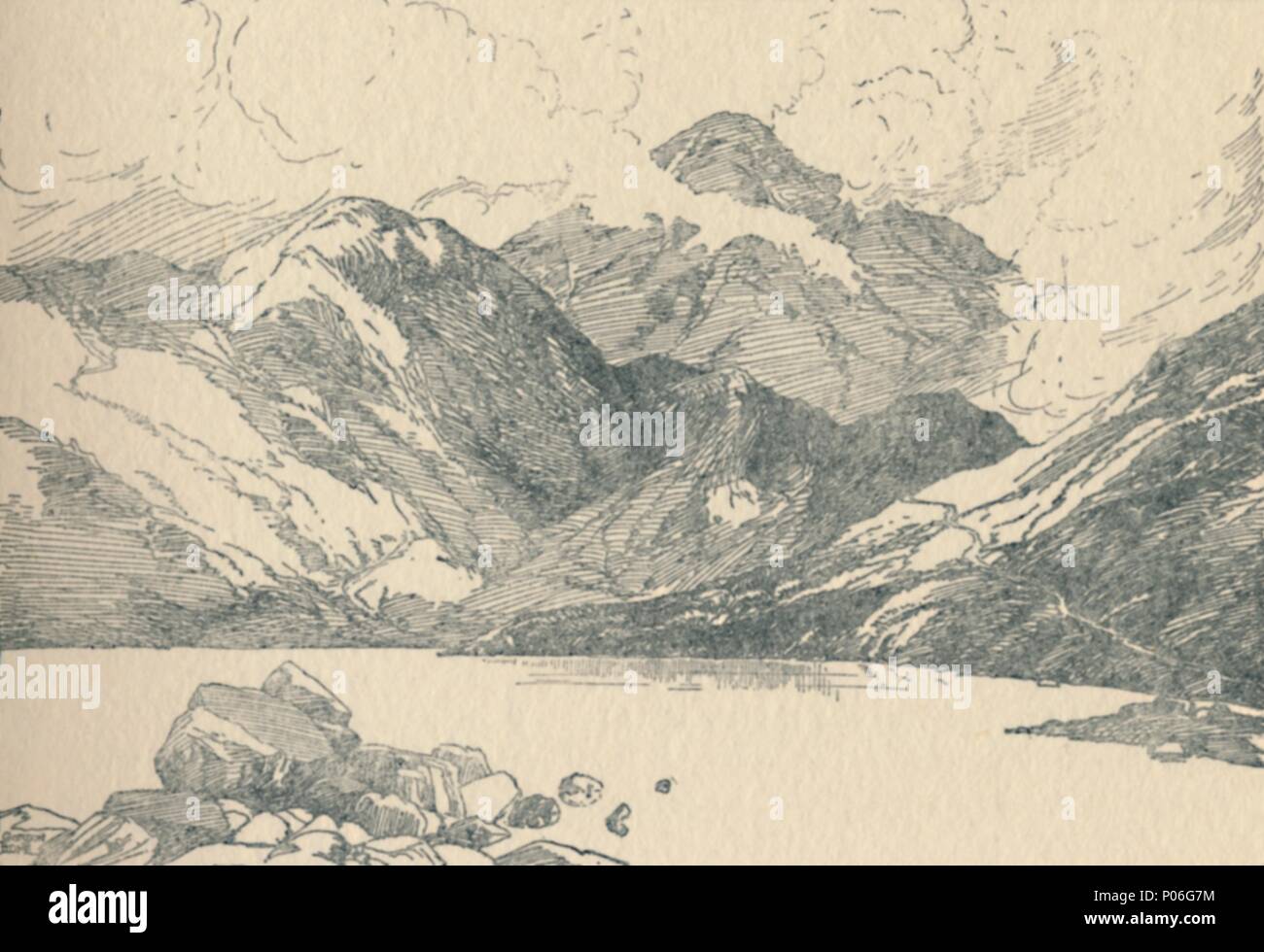 'Snowdon', 1910. Artist: Unknown Stock Photo - Alamy