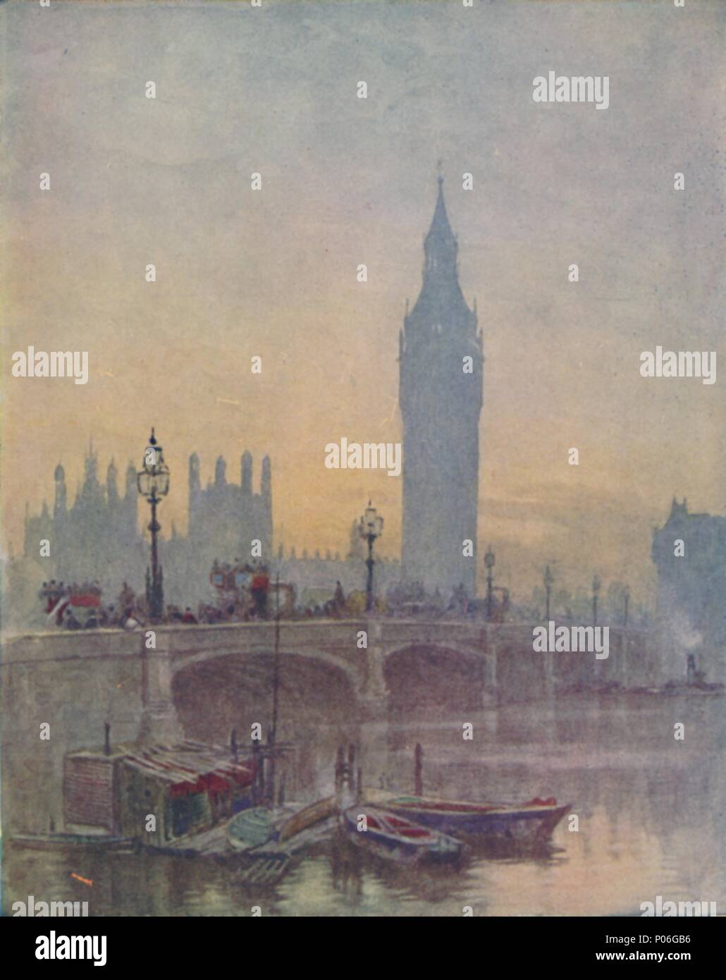 London 1910 thames hi-res stock photography and images - Alamy