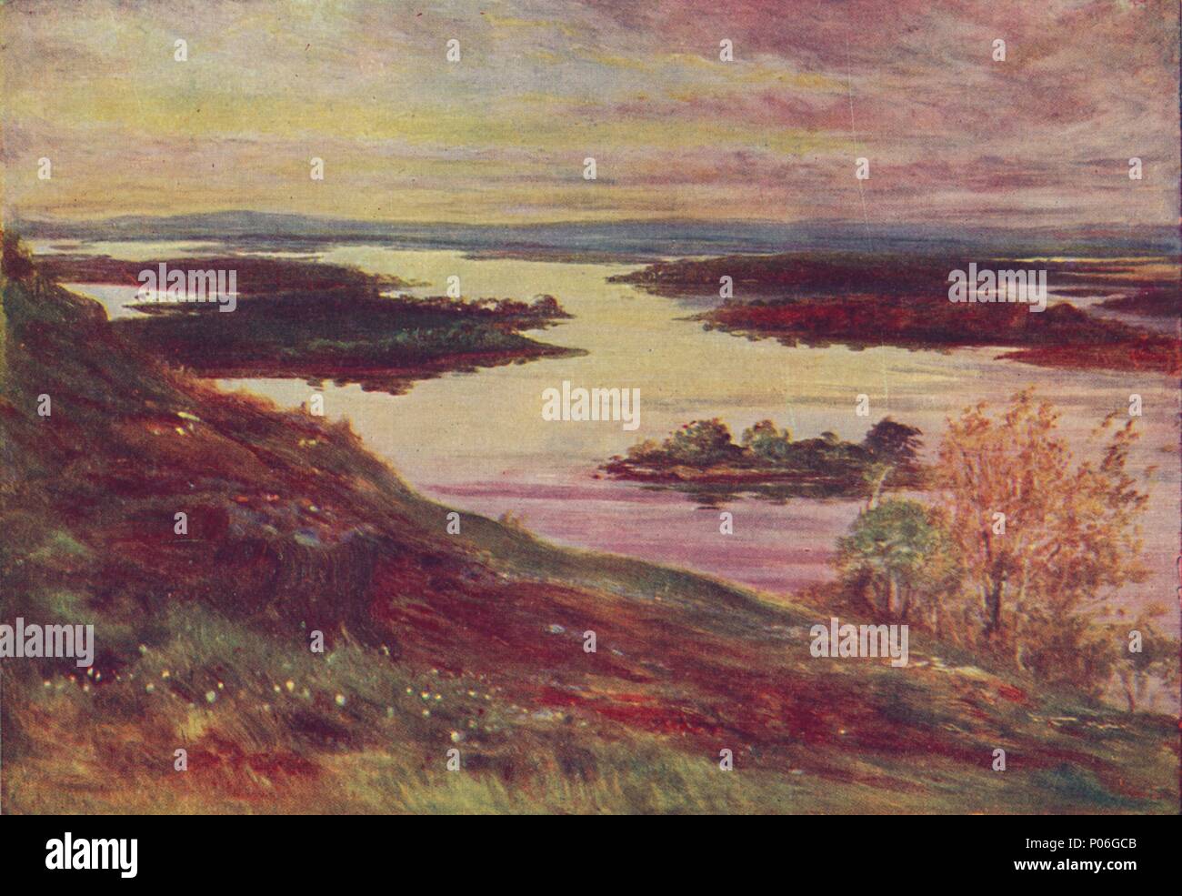 'An Irish Lough', 1910. Artist: Francis S Walker Stock Photo - Alamy