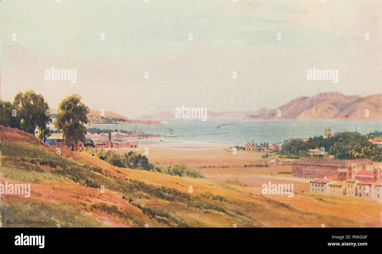 'The Golden Gate', 1916. Artist: Harold Sutton Palmer Stock Photo - Alamy