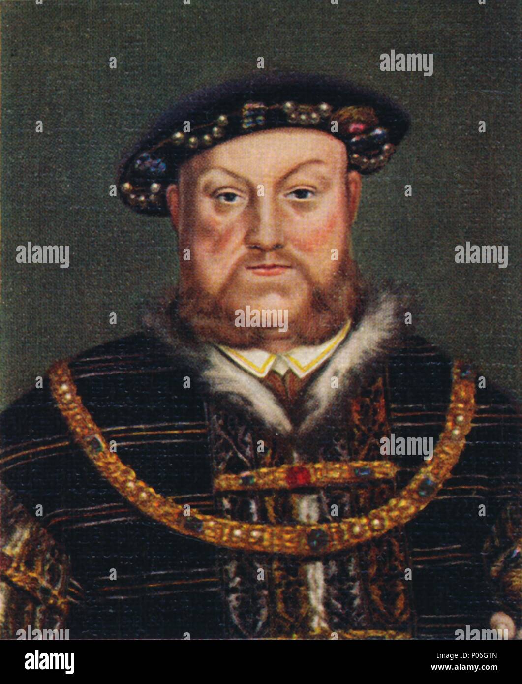 Henry viii portrait colour painting hi-res stock photography and images ...