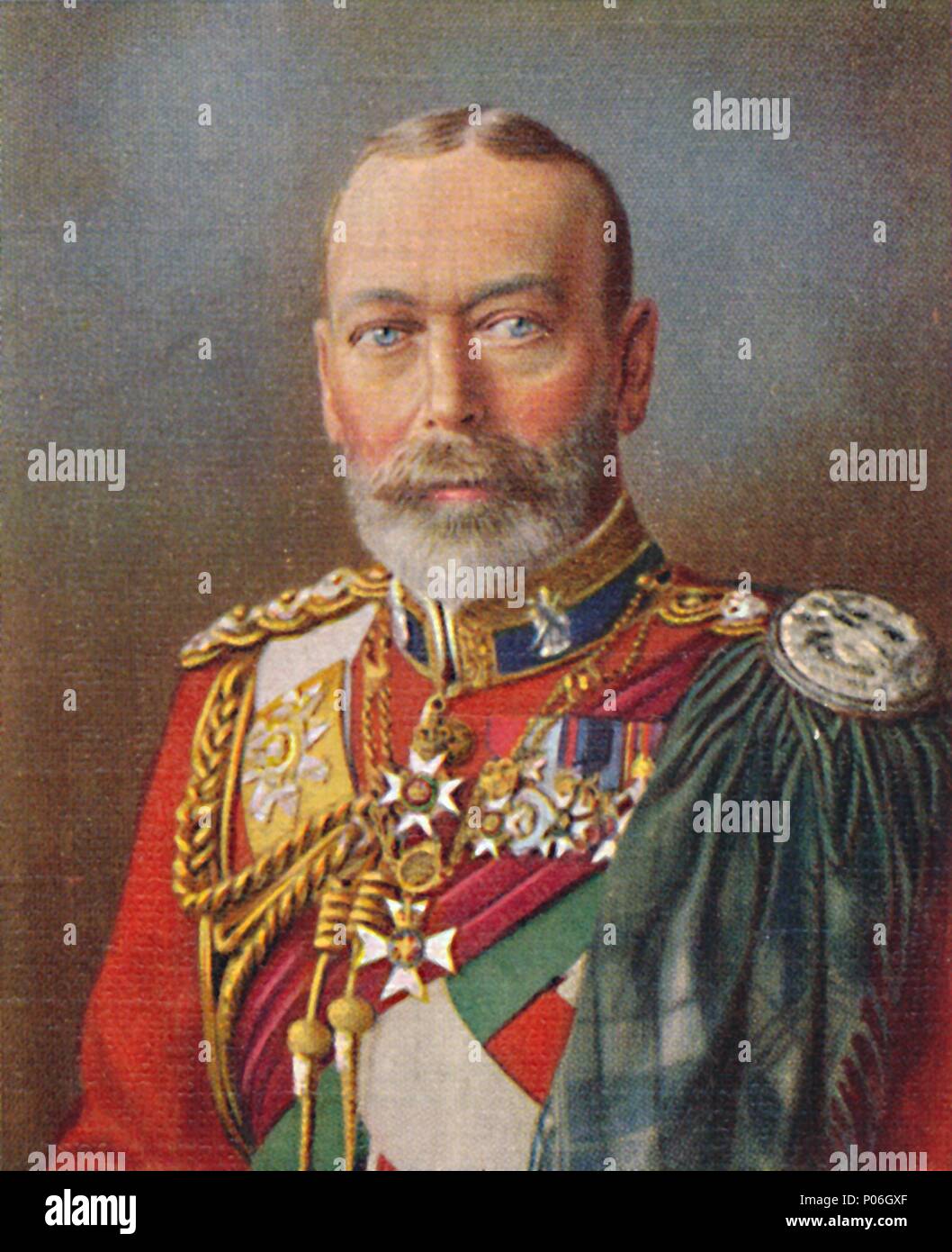 'H.M. King George V', 1935. Artist: Unknown Stock Photo - Alamy