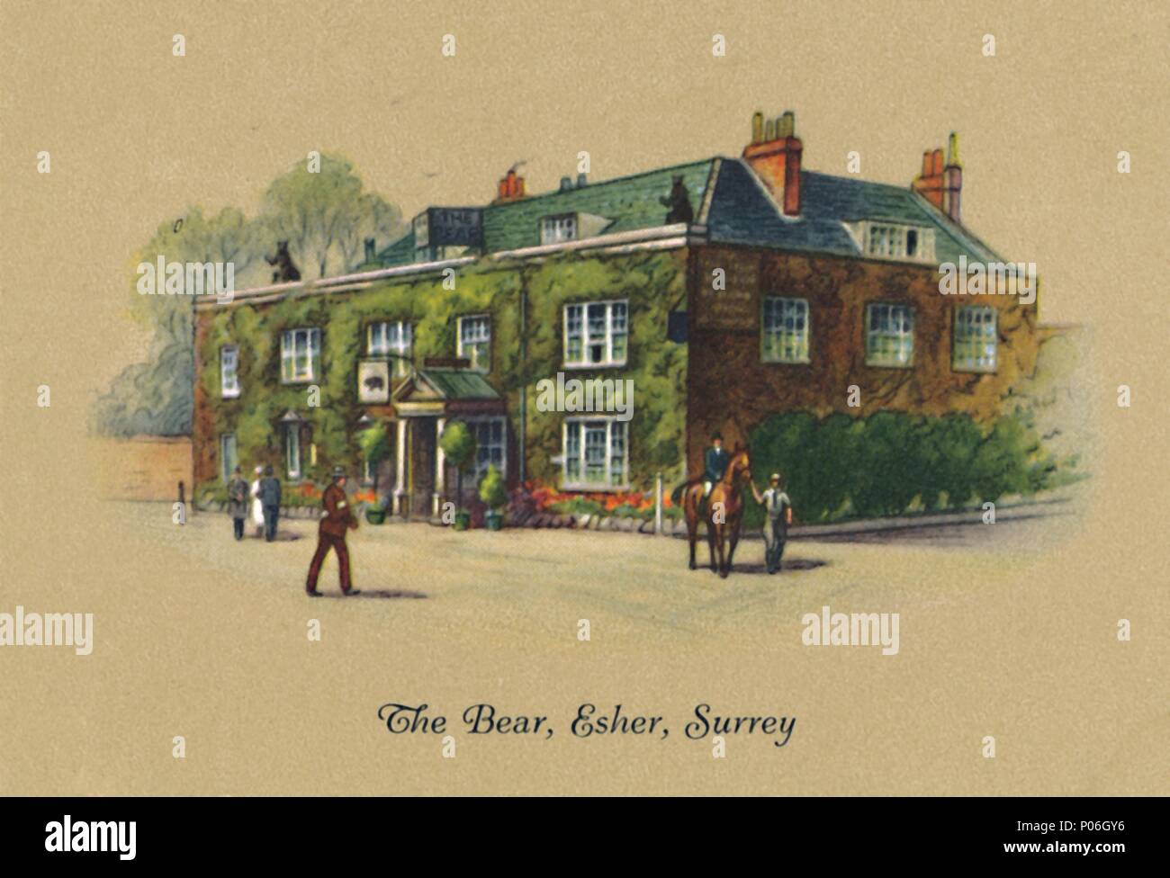 'The Bear, Esher, Surrey', 1939. Artist: Unknown Stock Photo - Alamy