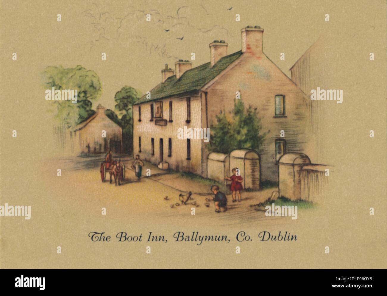 'The Boot Inn, Ballymun, Co. Dublin', 1939. Artist: Unknown Stock Photo ...