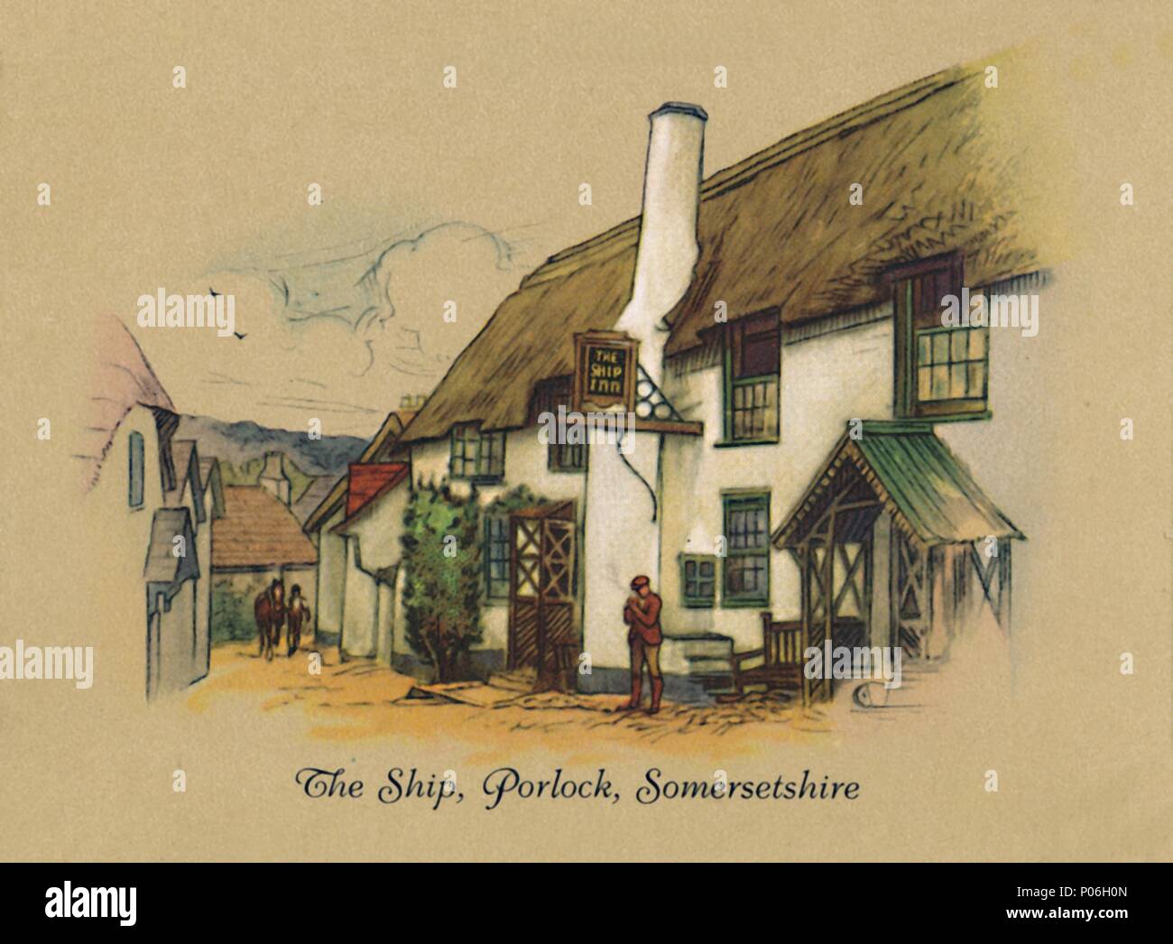 'The Ship, Porlock, Somersetshire', 1939. Artist: Unknown Stock Photo ...